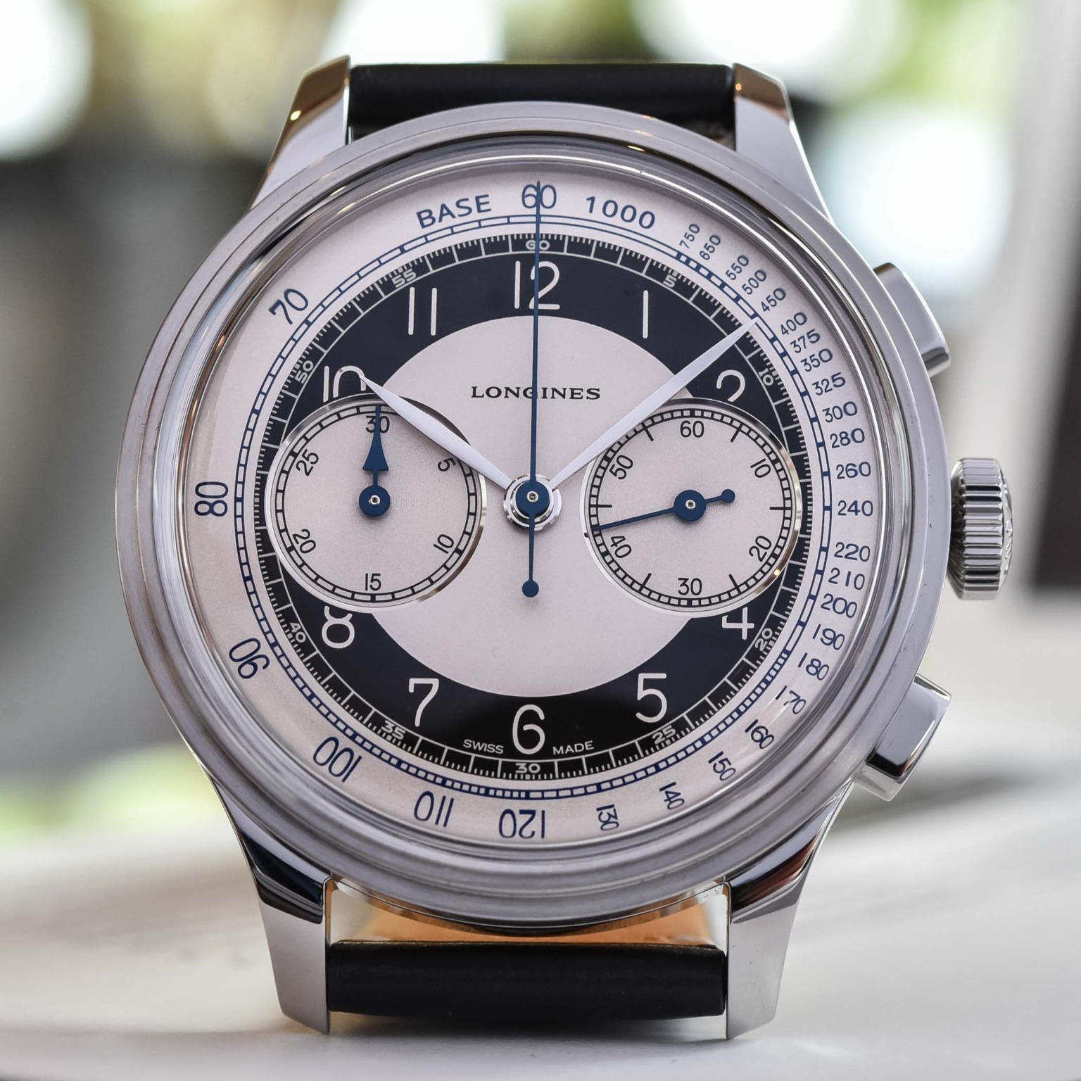 Review - Longines Heritage Classic Tuxedo Chronograph (Specs & Price)