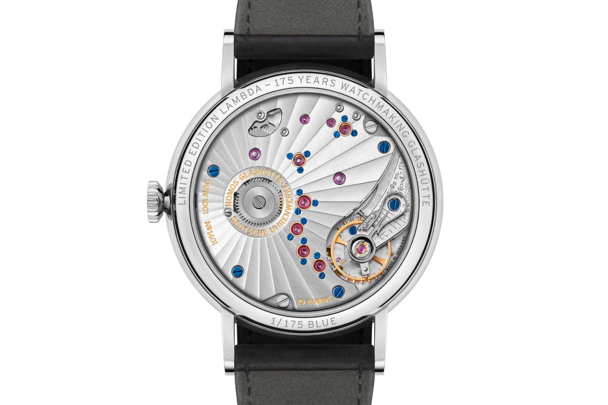 Introducing - Steel Nomos Lambda 175 Years Watchmaking in Glashutte