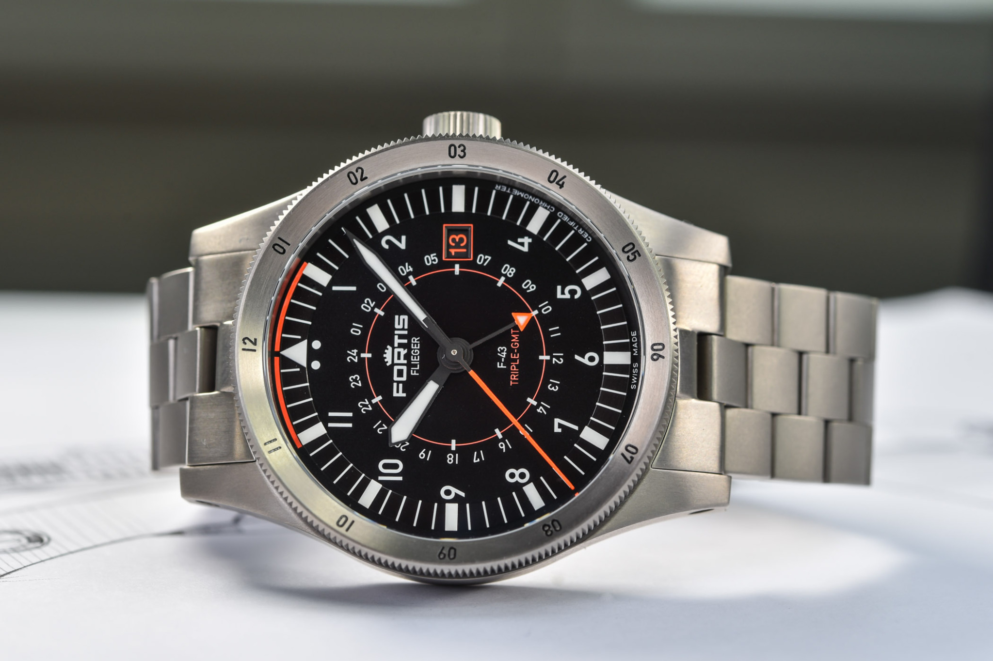 Fortis Flieger F-43 Triple GMT - Hands-On Review, Price