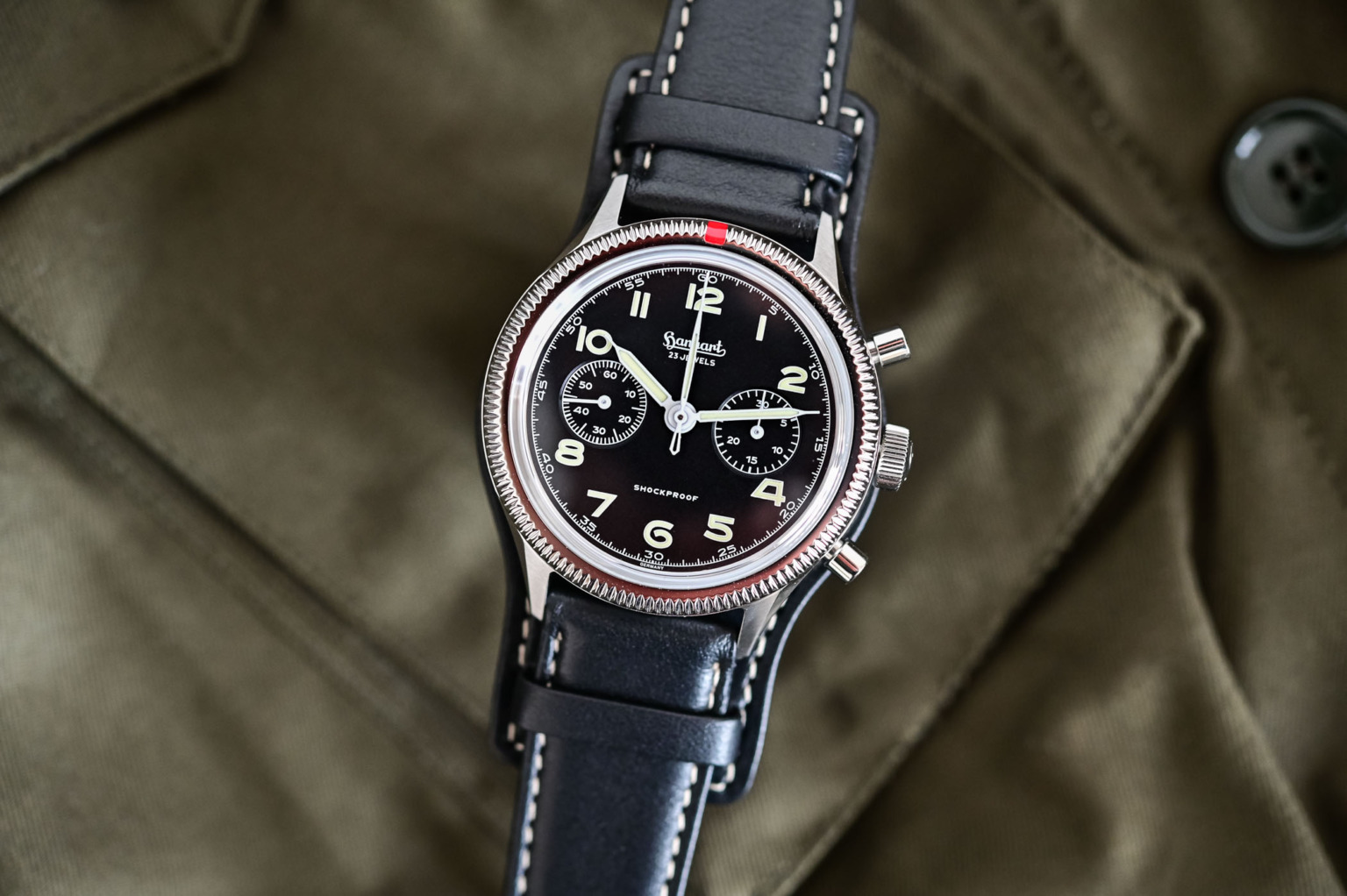 Hanhart 417 ES 1954 39mm Pilot Chronograph - Hands-On, Price