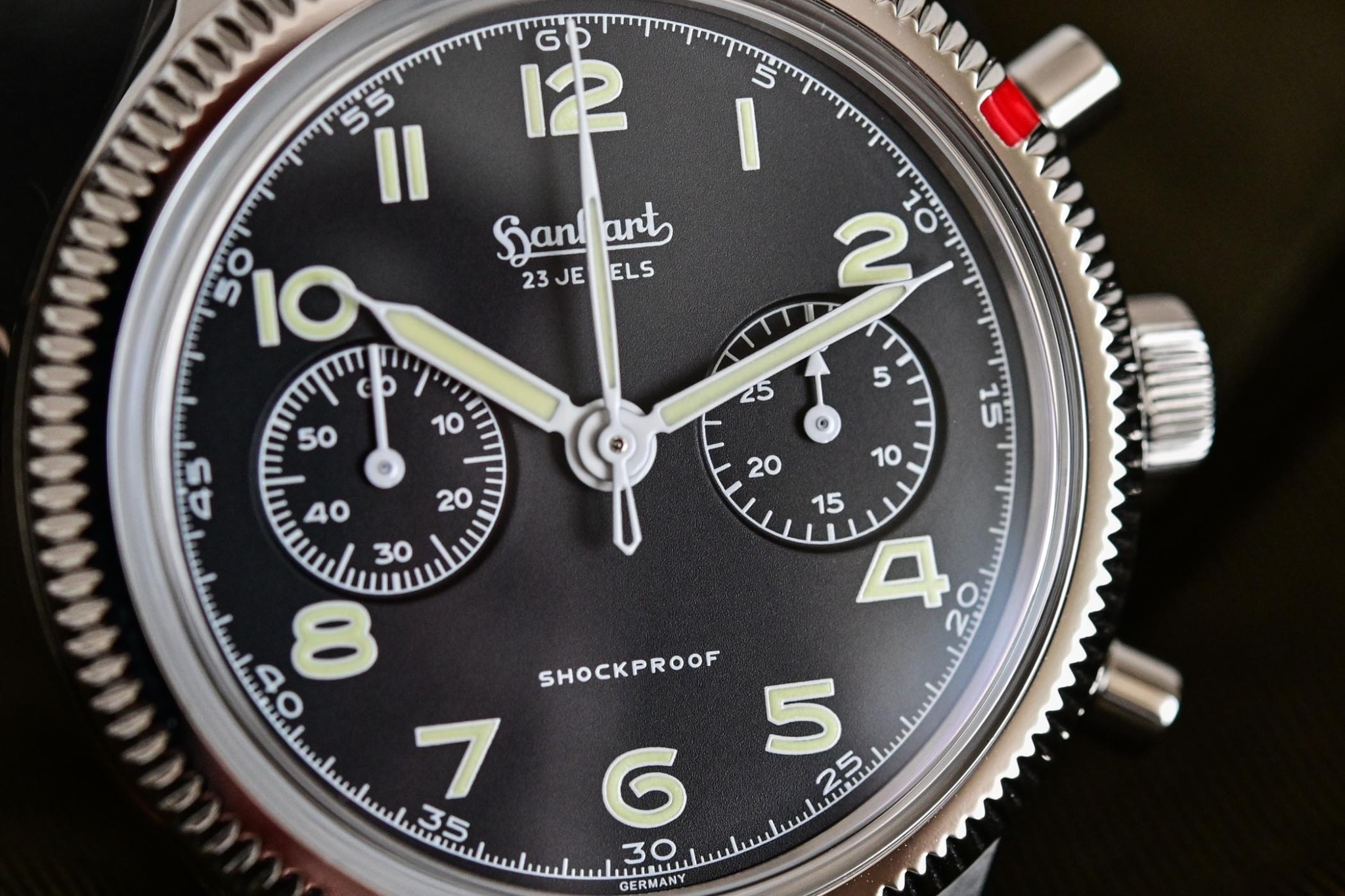 Review - The Hanhart 417 ES Reissue Pilots Chronograph - Specs & Price
