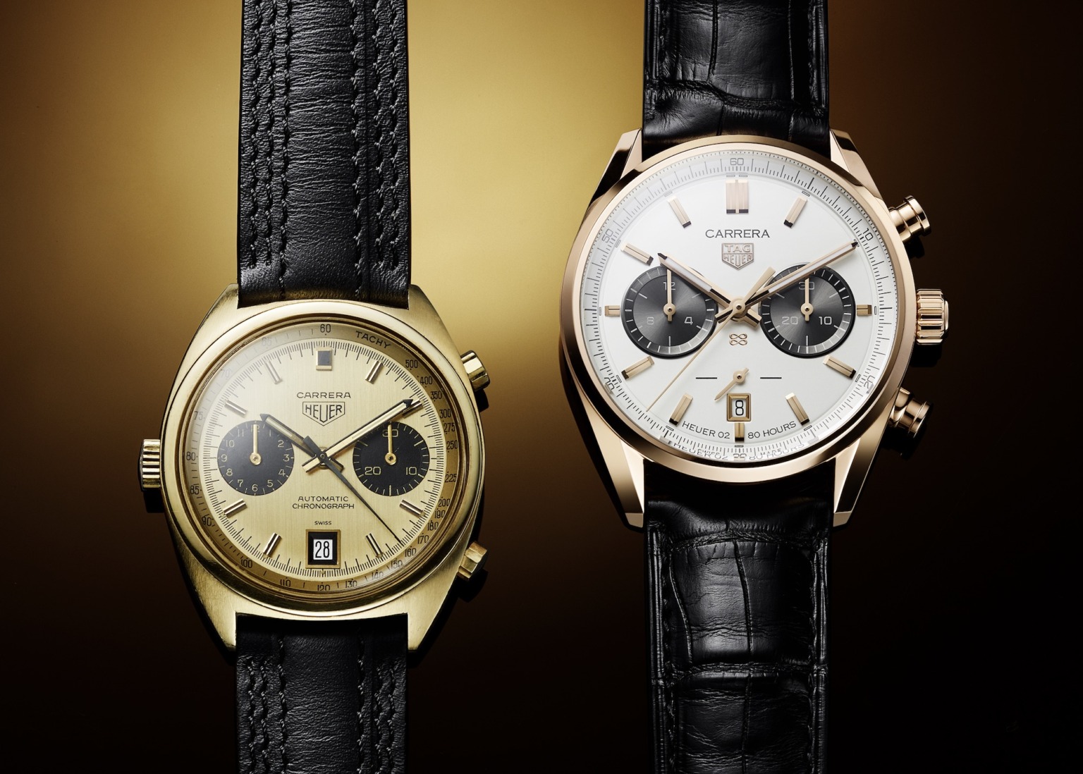 TAG Heuer Carrera Chronograph Jack Heuer Birthday Gold Limited Edition