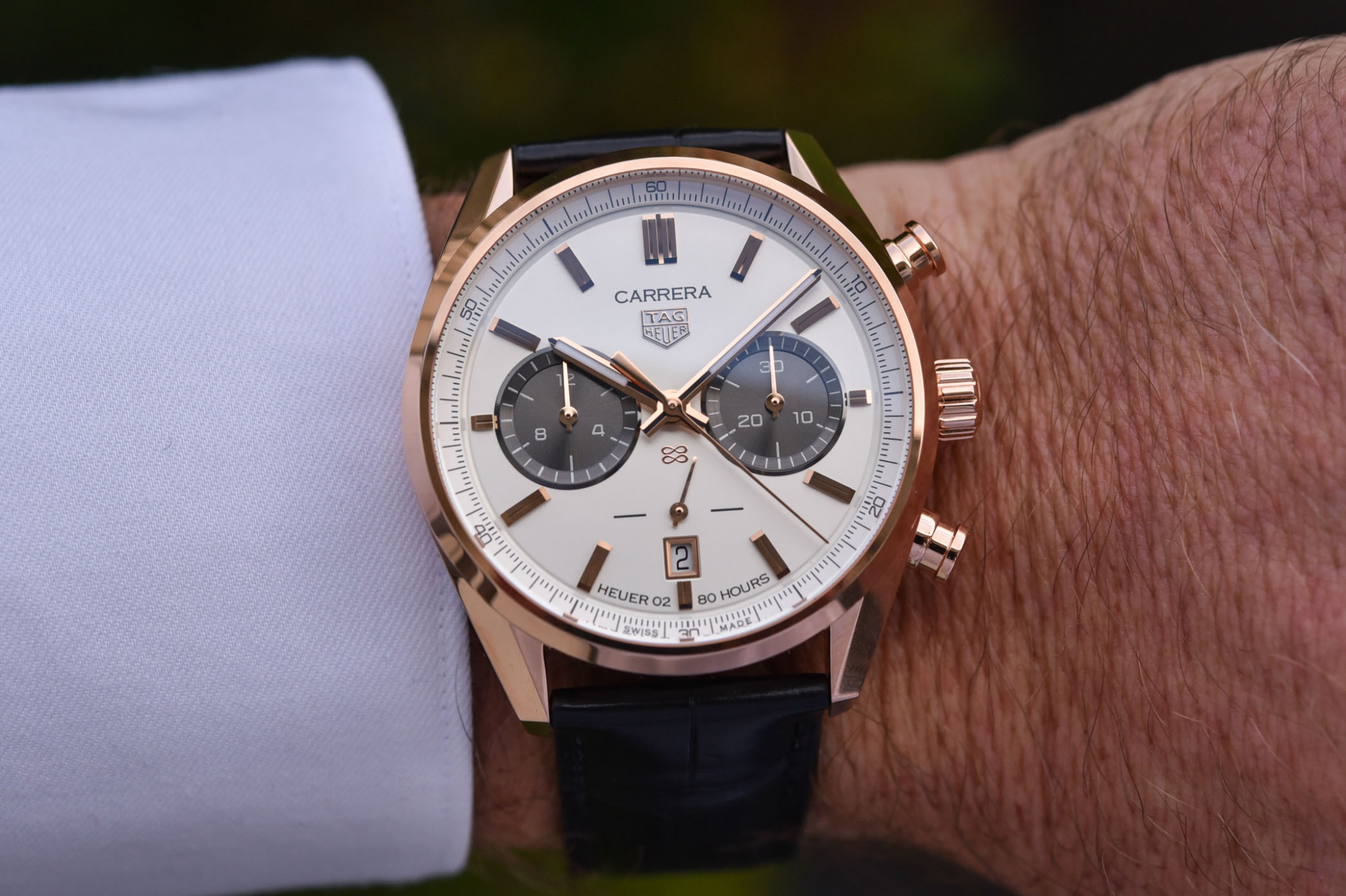 TAG Heuer Carrera Chronograph Jack Heuer Birthday Gold Limited Edition
