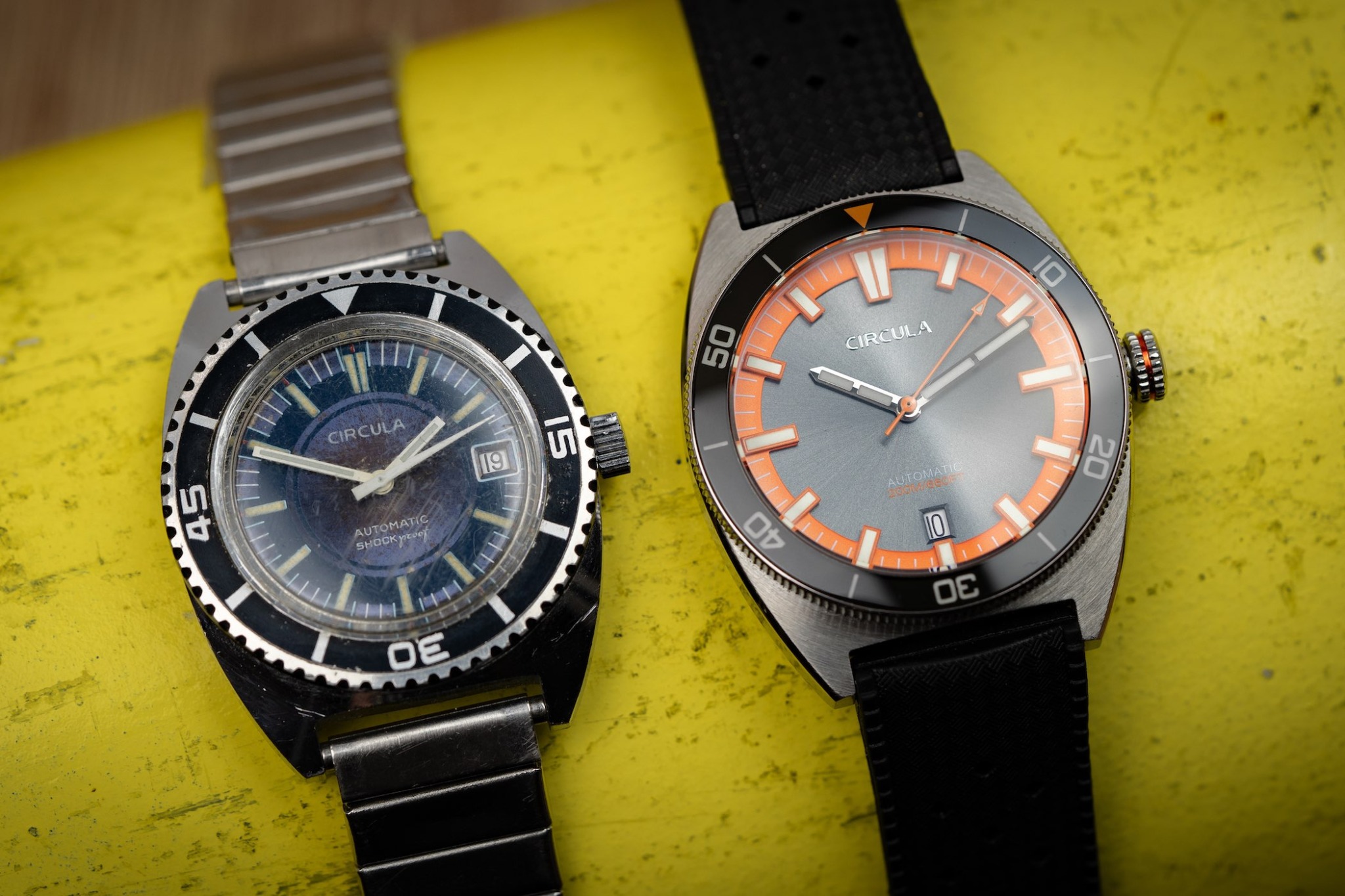 The Circula AquaSport II is a funky seventies-style dive watch