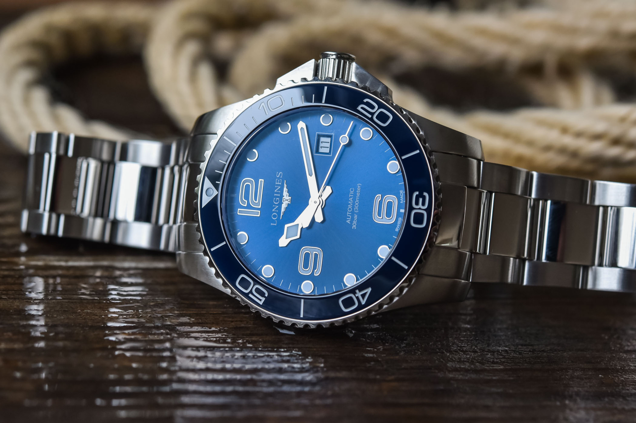 Review - Longines HydroConquest 43mm Blue Dial and Bezel