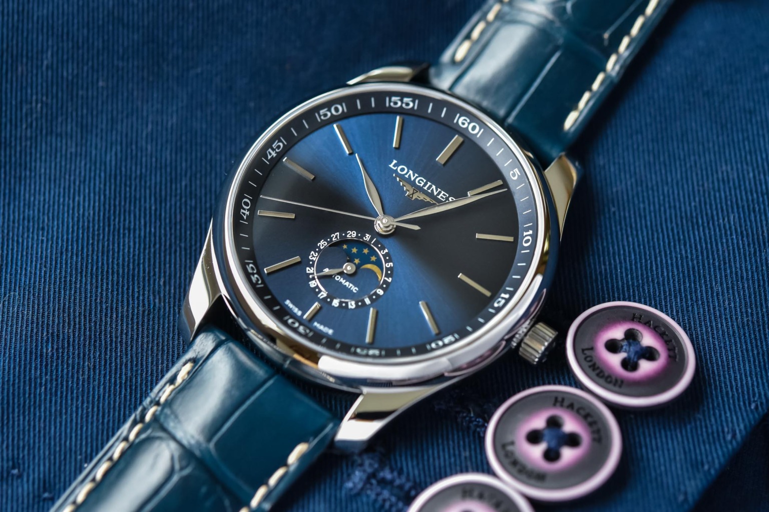 Longines Master Collection Moonphase 42mm Blue Dial - Review, Price