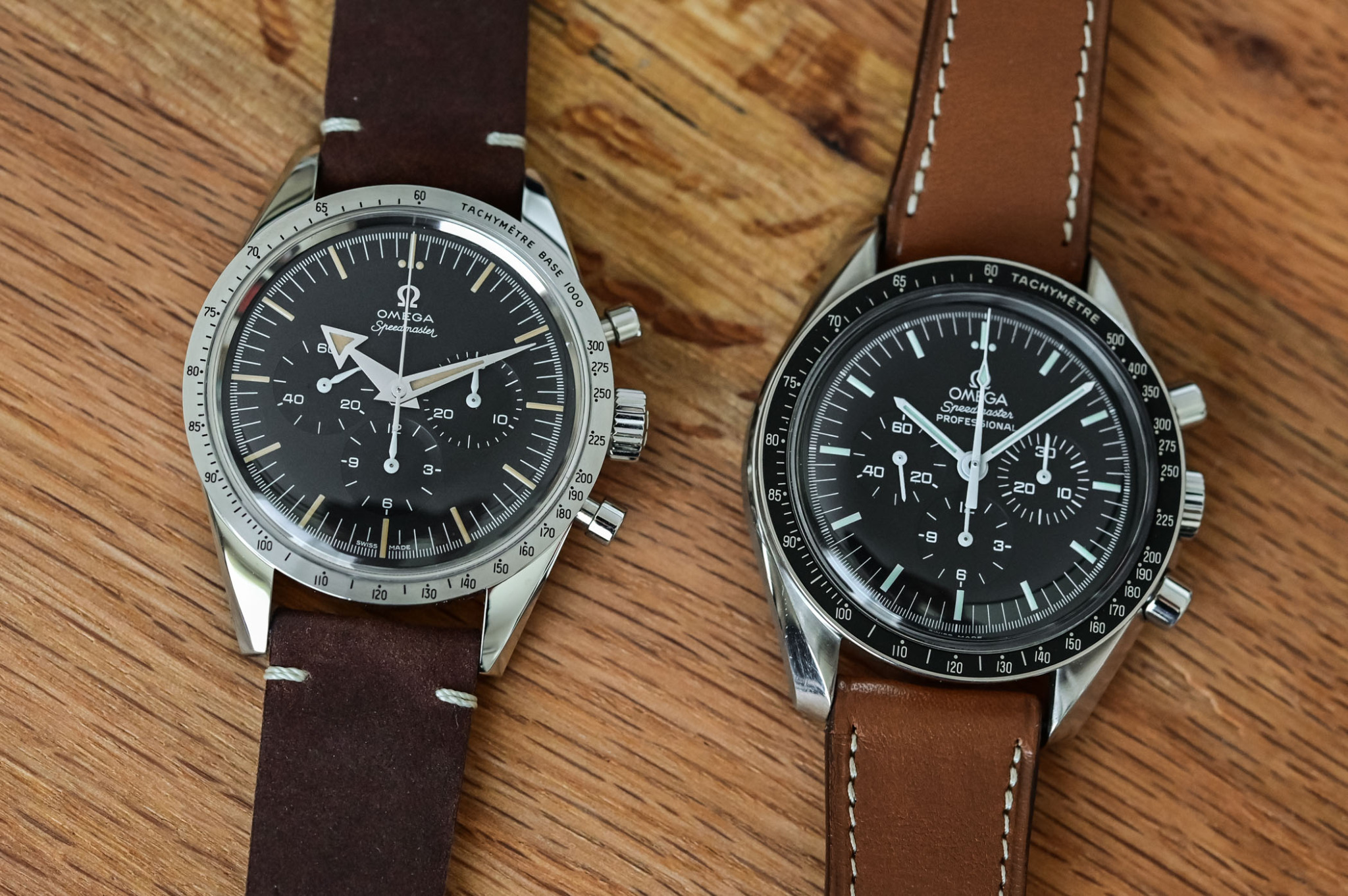Comparative Review Speedmaster Moonwatch vs 60th Anniversary