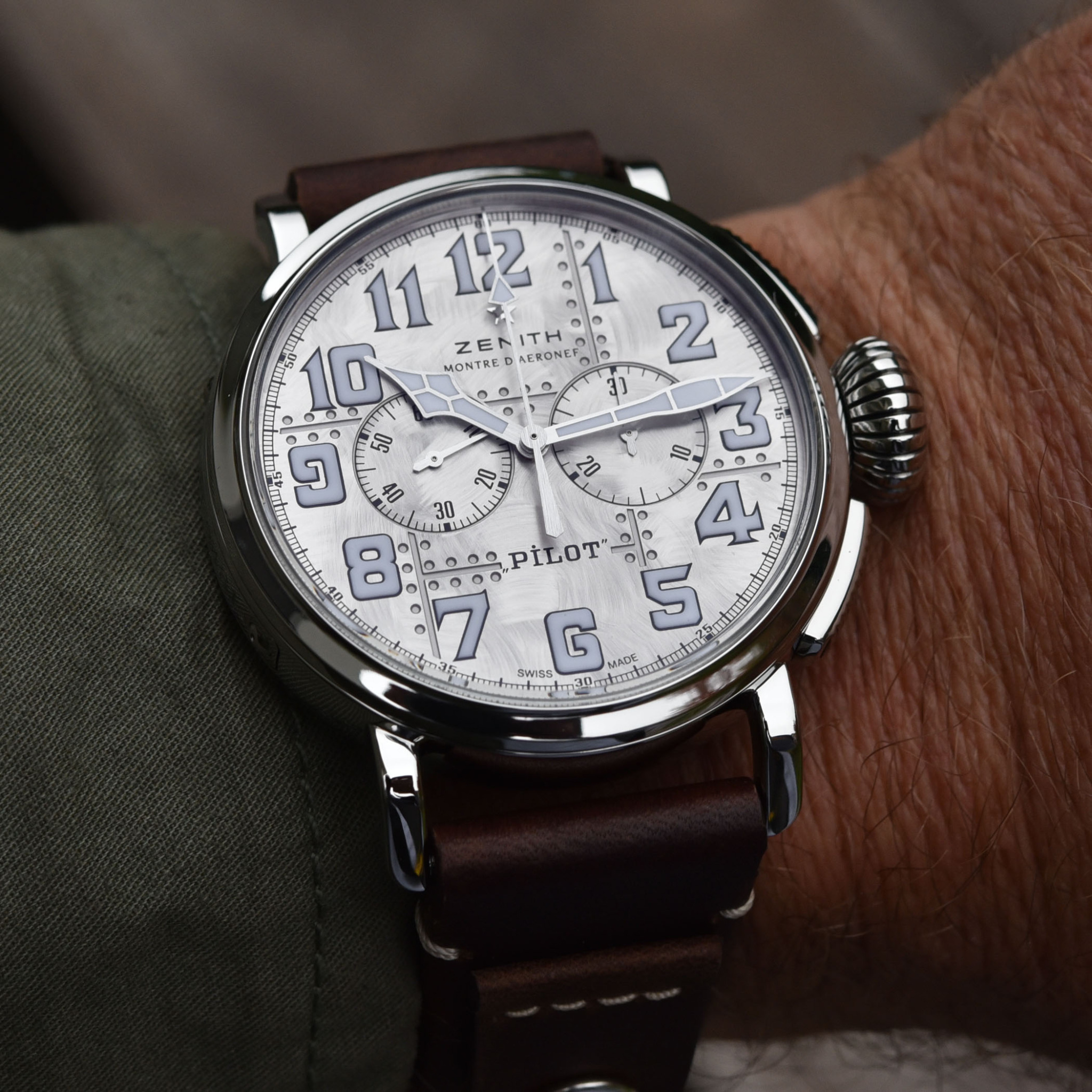 Zenith Pilot Type 20 Silver Chronograph - Hands-On, Price