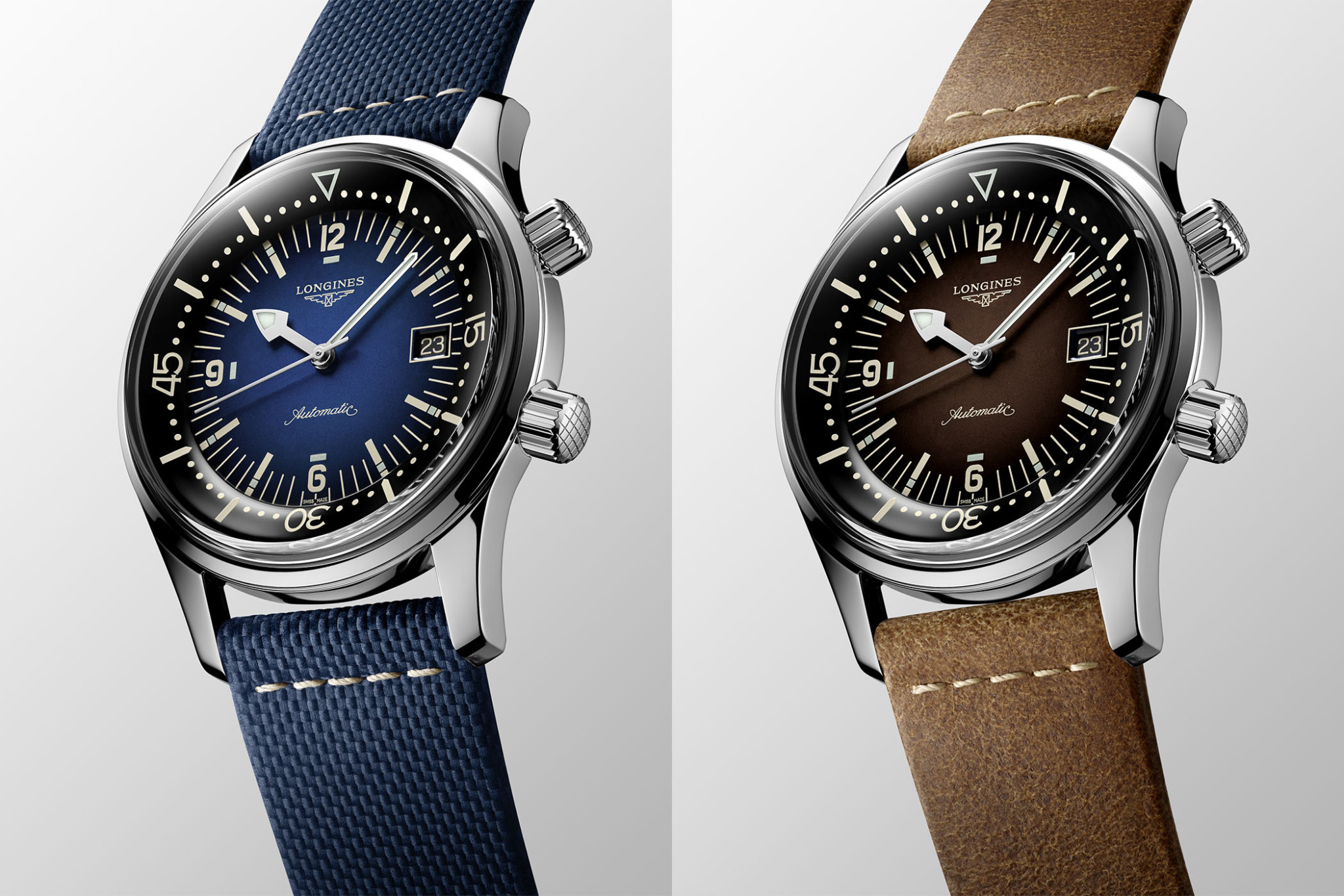 2021 Longines Legend Diver Gradient Blue or Brown Dial (Price)