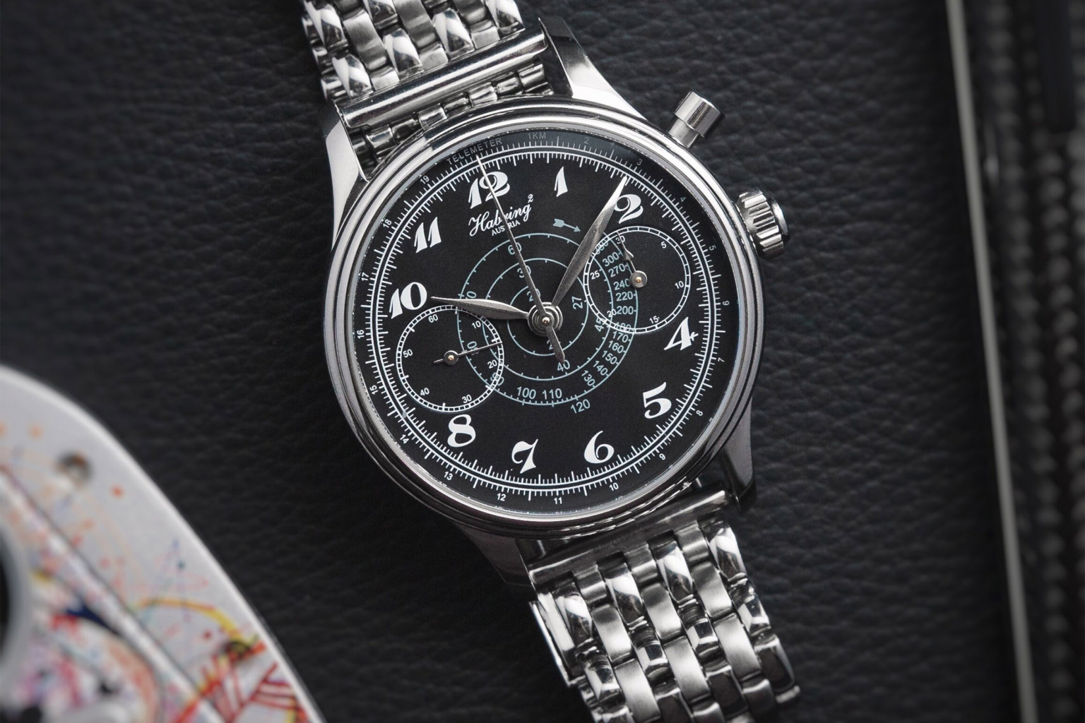 Found - A Habring² Monopusher Chronograph Japan Edition Black Dial