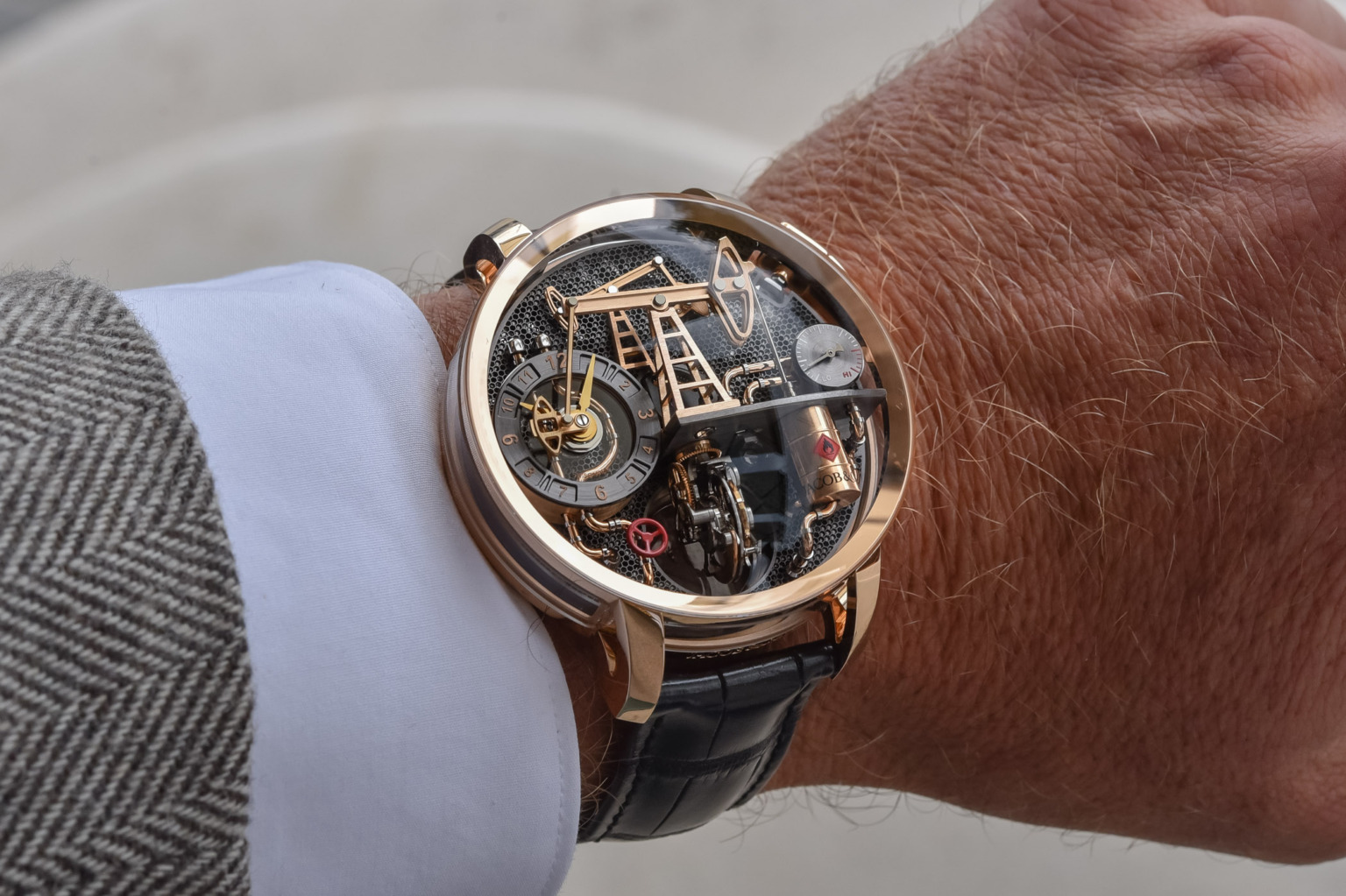 The Jacob & Co. Oil Pump Tourbillon Automaton - Hands-On, Price