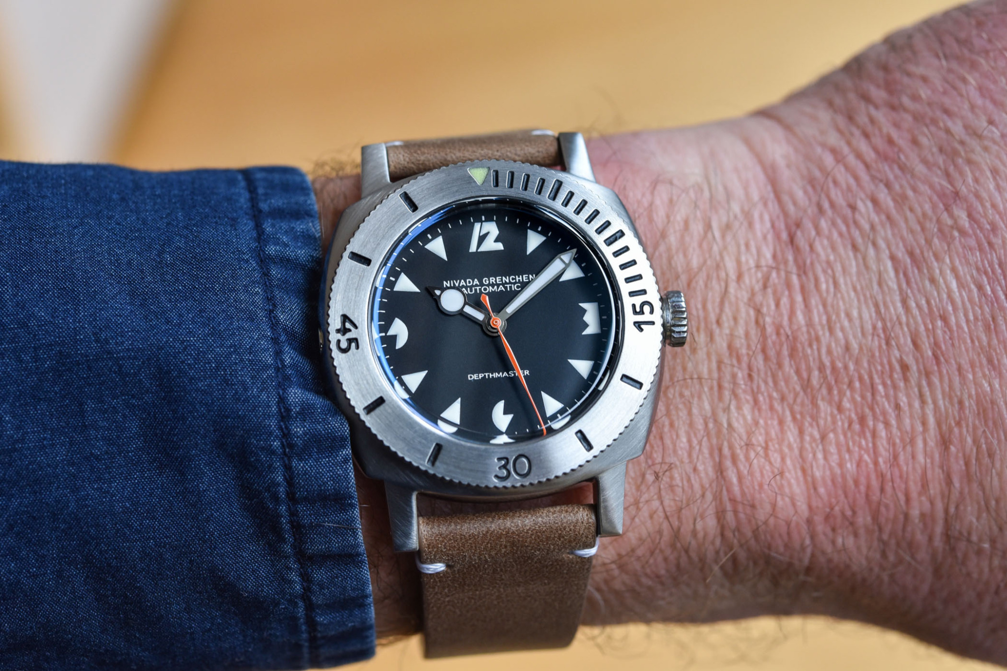 Nivada Grenchen Depthmaster Pacman Re-Edition Dive Watch Hands-On