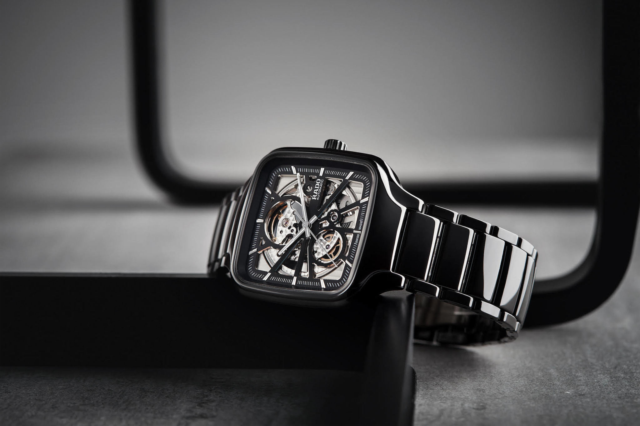 Introducing - Rado True Square Open Heart Silver Highlights