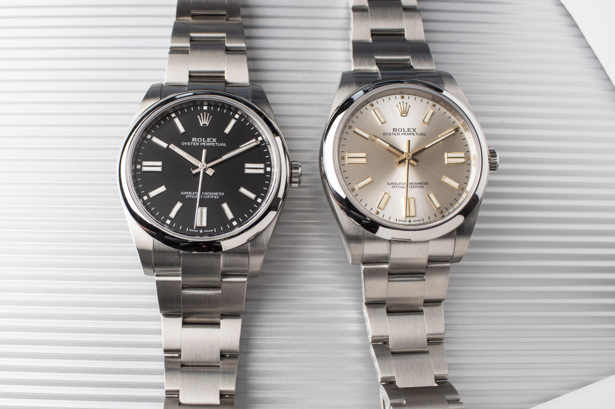 Classic Elegance, The Silver and Black Rolex Oyster Perpetual 41 Review