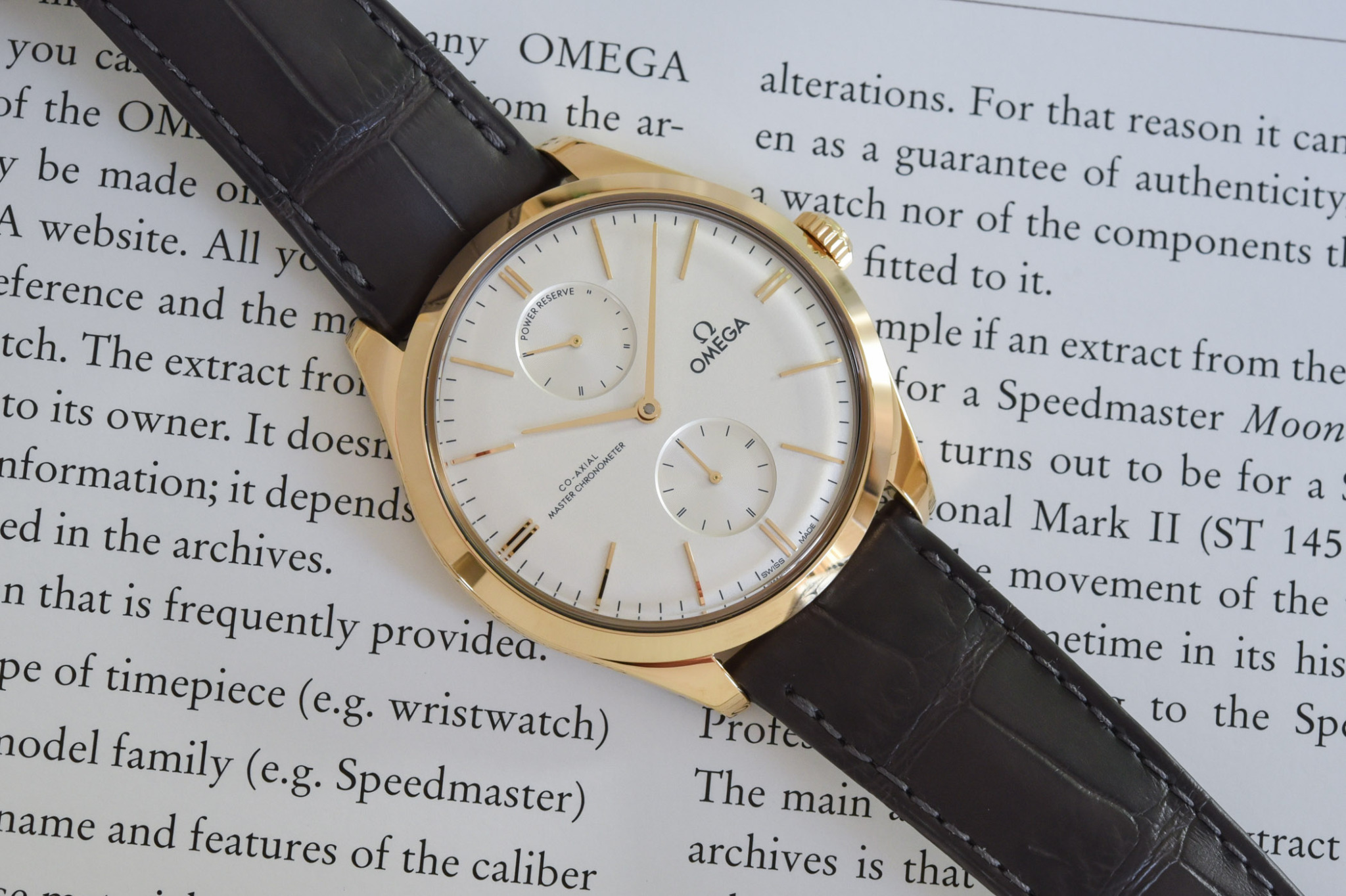 Hands-On - The New Omega De Ville Trésor Power Reserve (Price)