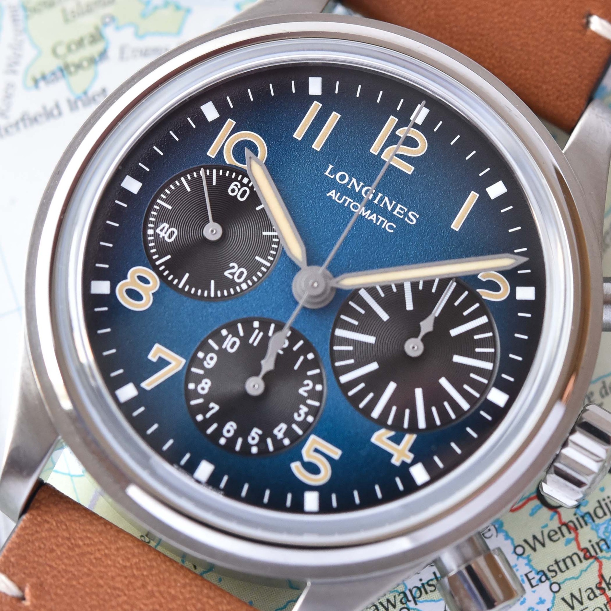 Hands-On - Longines Avigation BigEye Titanium Blue Dial (price)