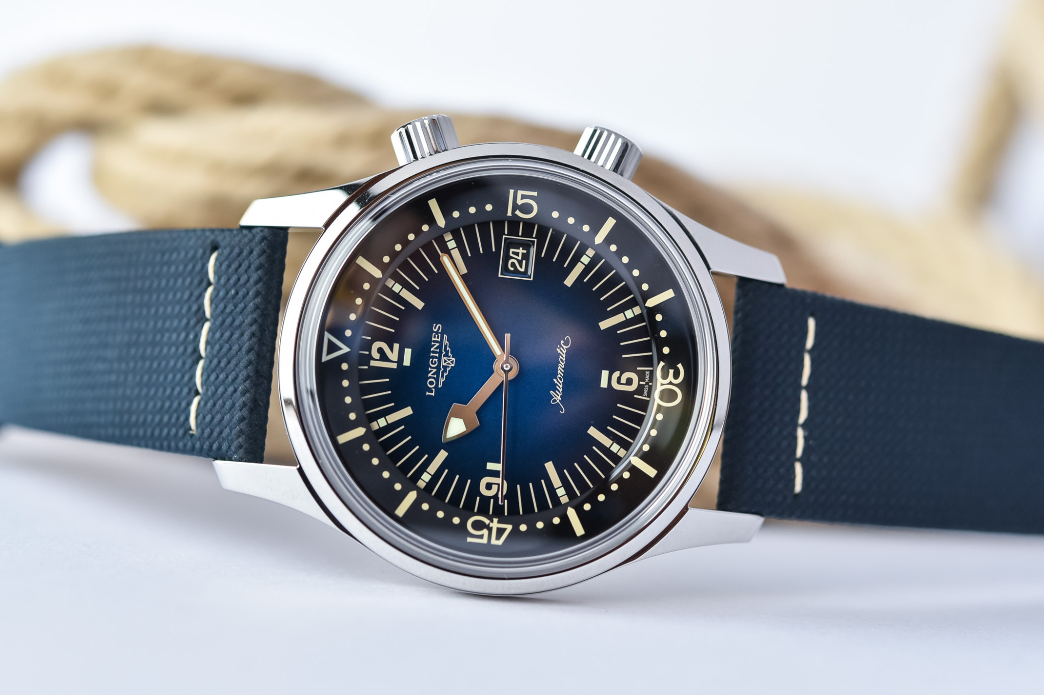 Hands-On - 2021 Longines Legend Diver Gradient Blue and Brown