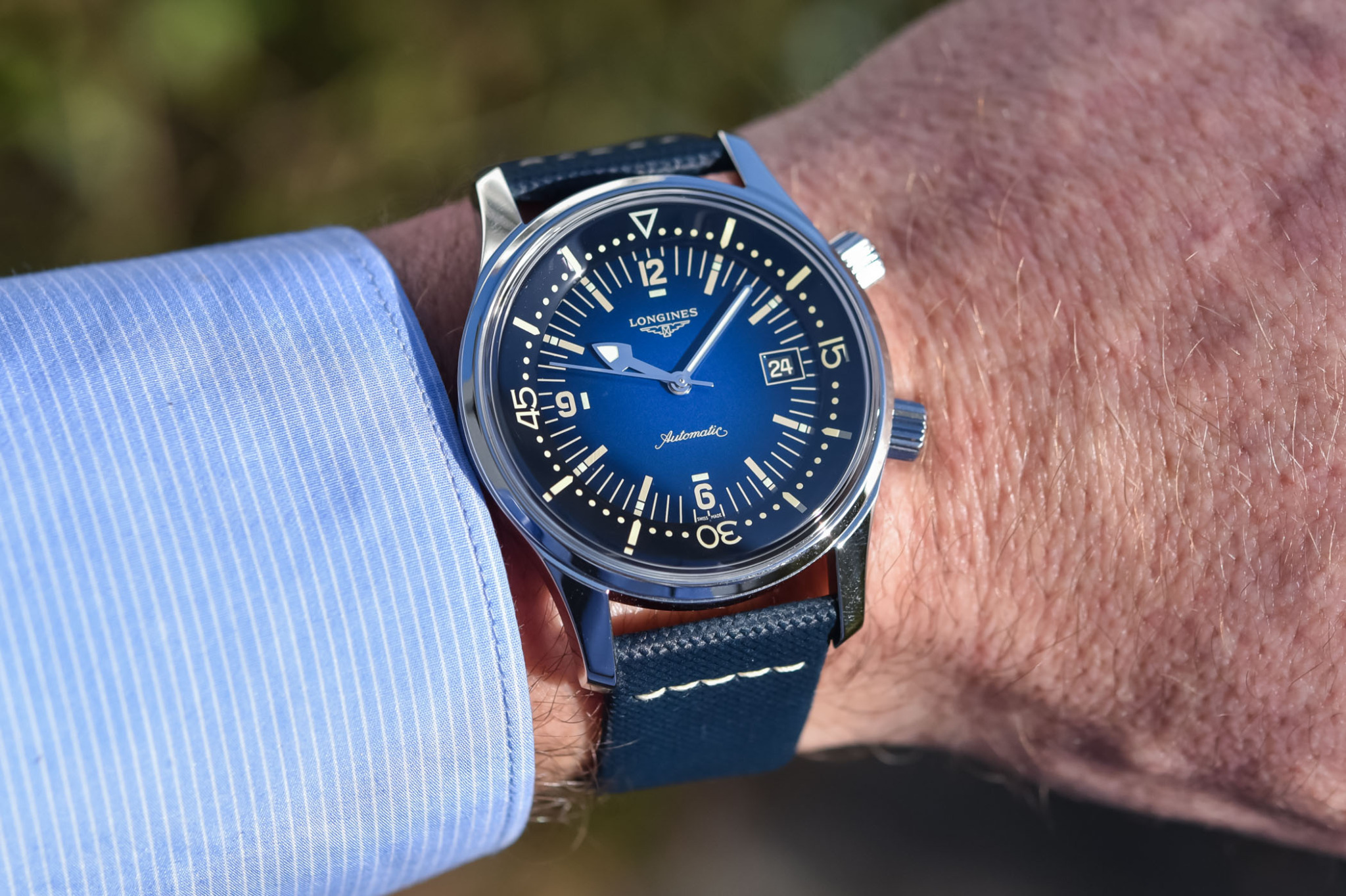 Hands-On - 2021 Longines Legend Diver Gradient Blue and Brown