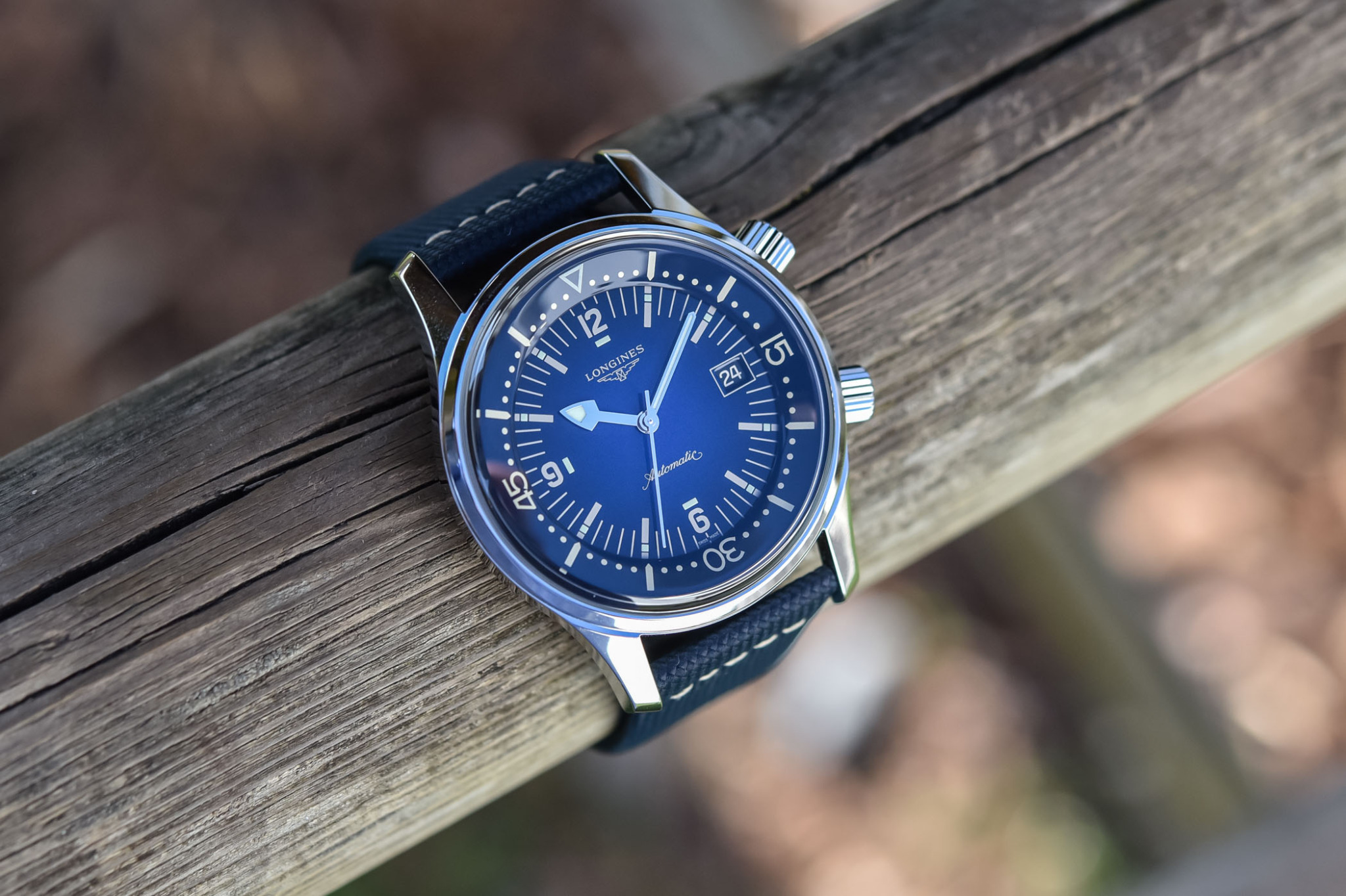 Hands-On - 2021 Longines Legend Diver Gradient Blue and Brown