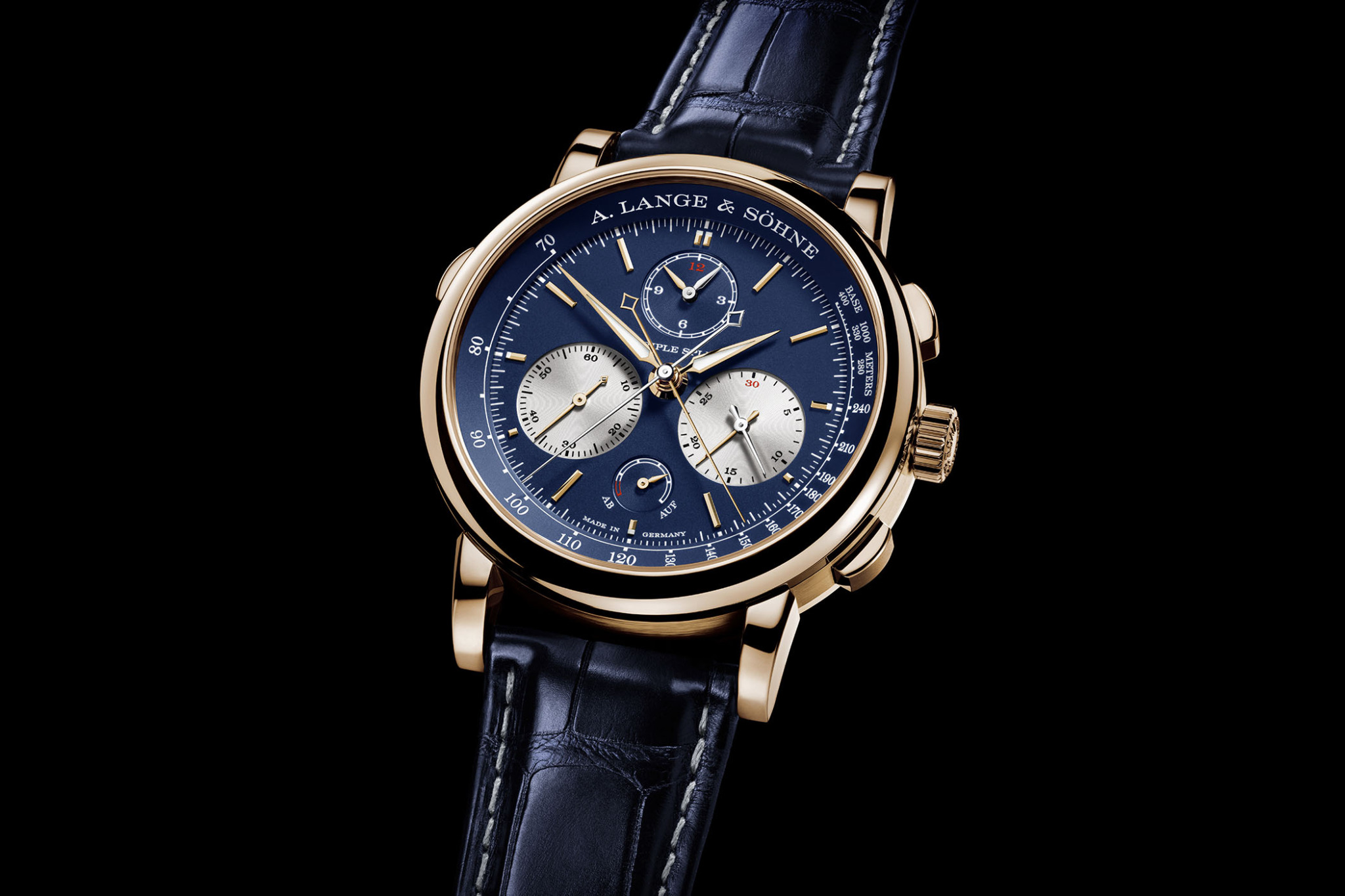 Introducing - A. Lange & Söhne Triple Split Pink Gold Blue Dial (Price)