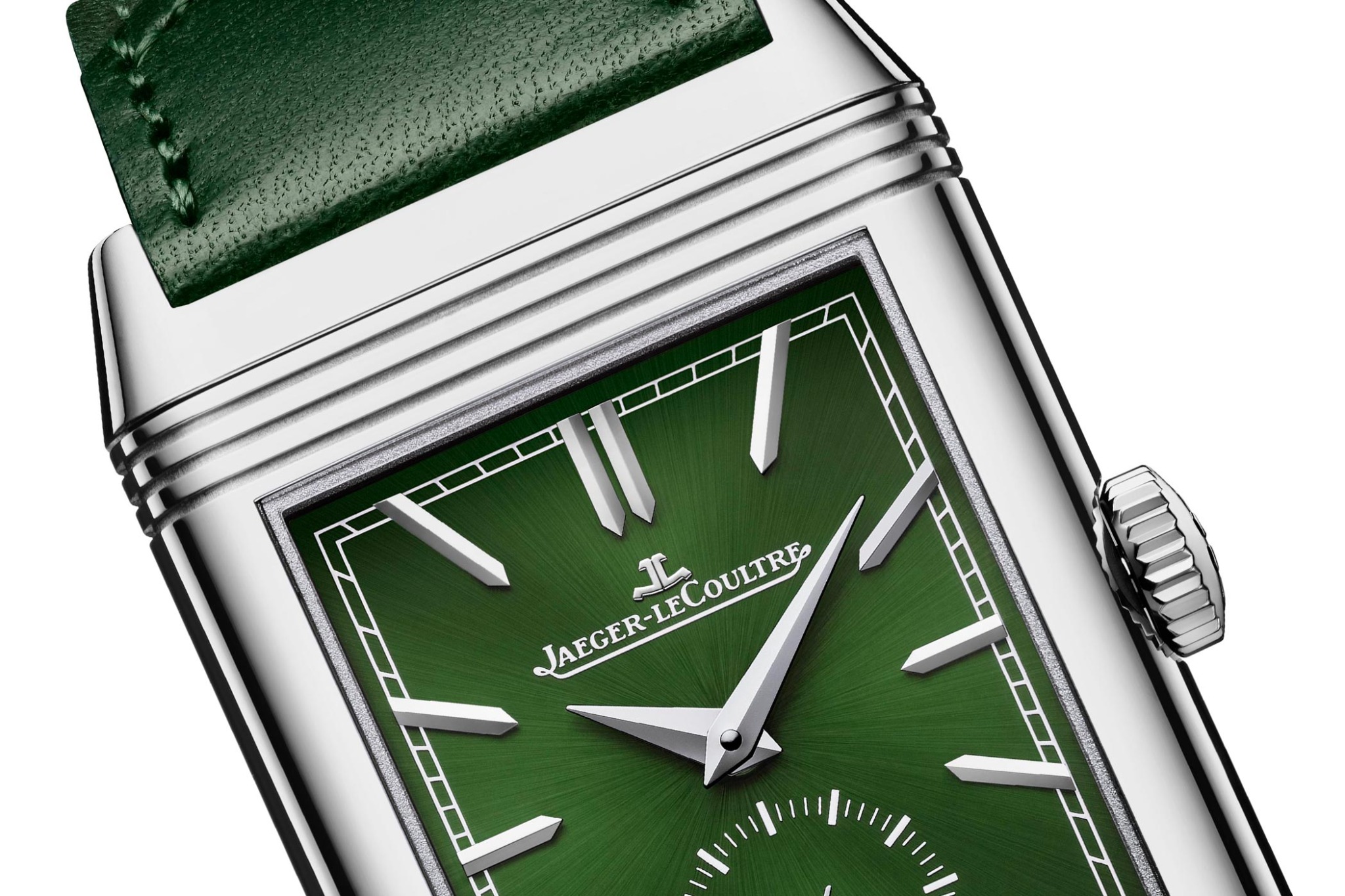 Jaeger-LeCoultre Reverso Tribute Small Seconds Green - Monochrome Watches
