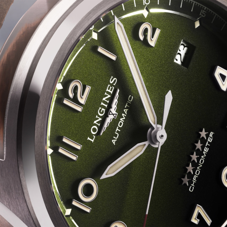Introducing - Longines Spirit Green Dial Time-and-Date Watches
