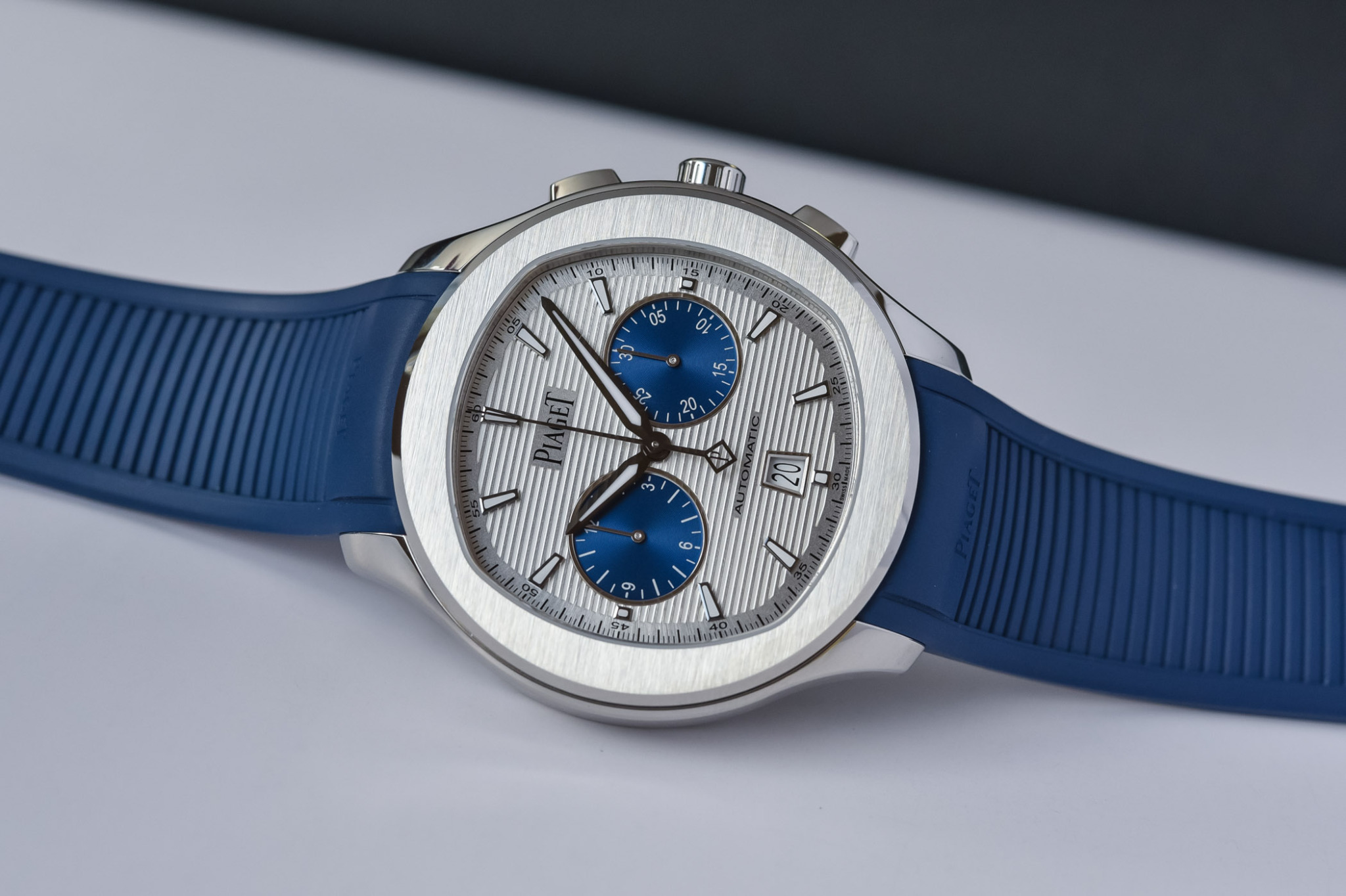 Hands-On - The Piaget Polo Blue Panda Automatic Chronograph 42mm
