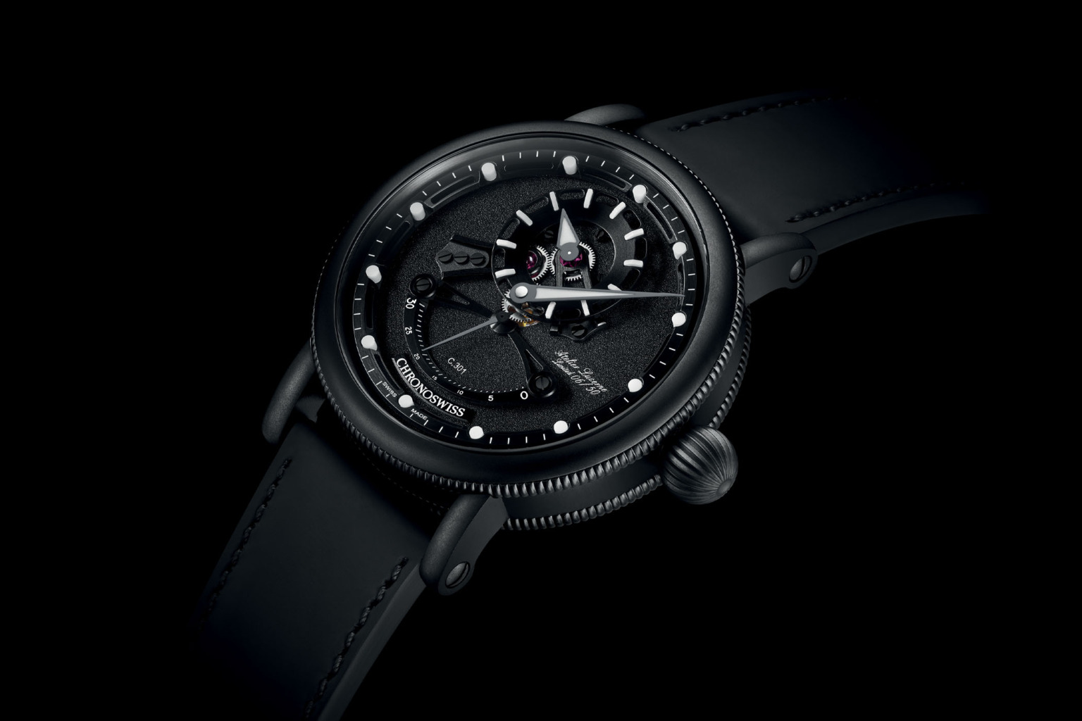 Introducing - Chronoswiss Open Gear ReSec Black Ice (Specs & Price)