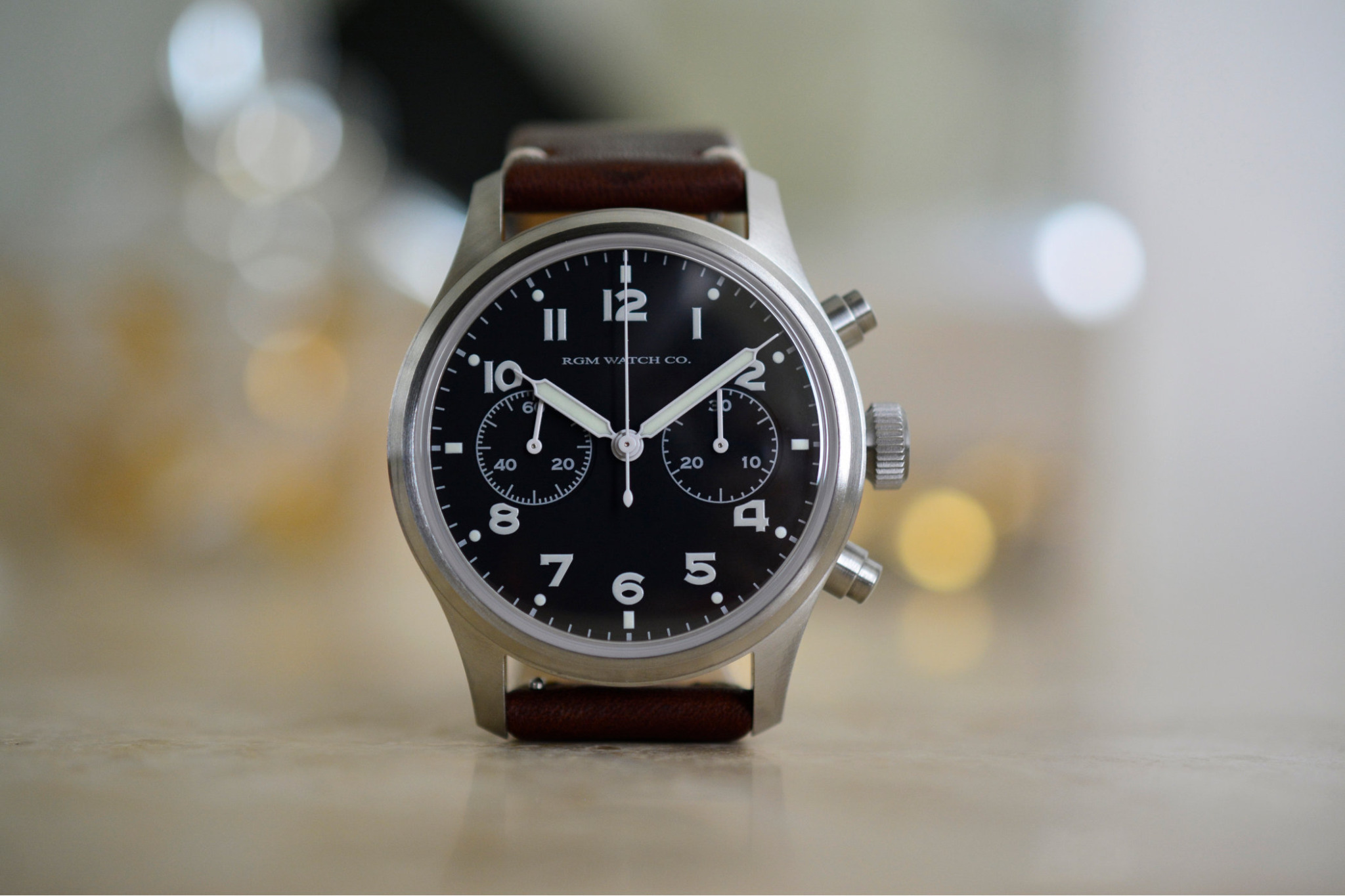 The RGM Model 600 Chronograph - Monochrome Watches