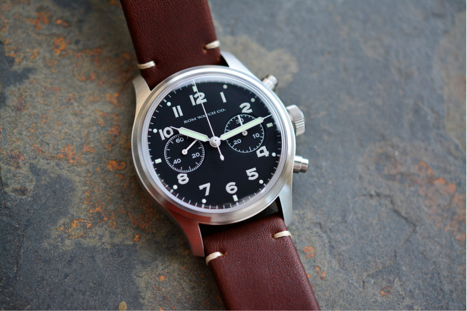 The RGM Model 600 Chronograph - Monochrome Watches
