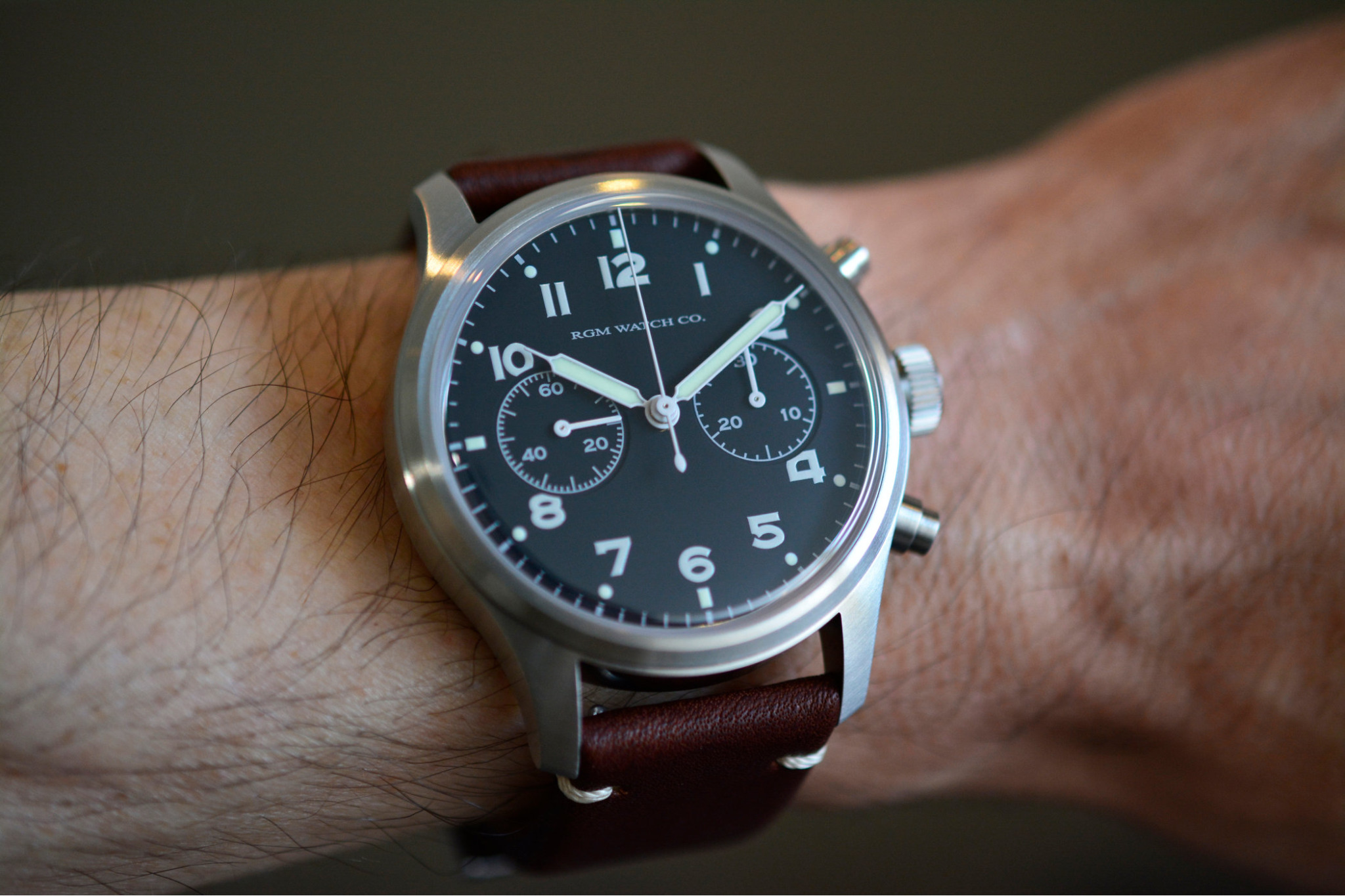 The RGM Model 600 Chronograph - Monochrome Watches