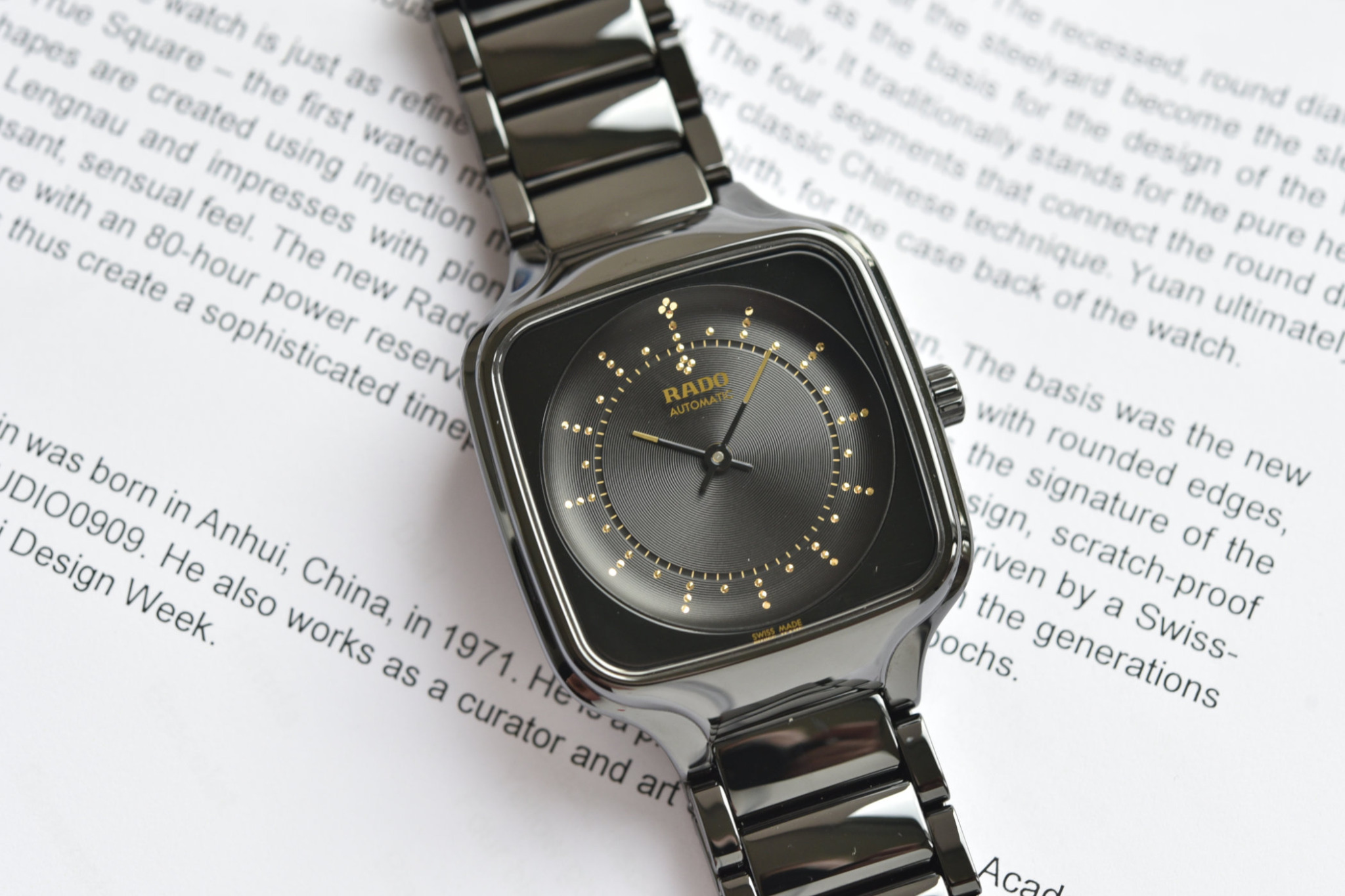 Rado True Square Interpreted by Famous Designers - Monochrome Watches