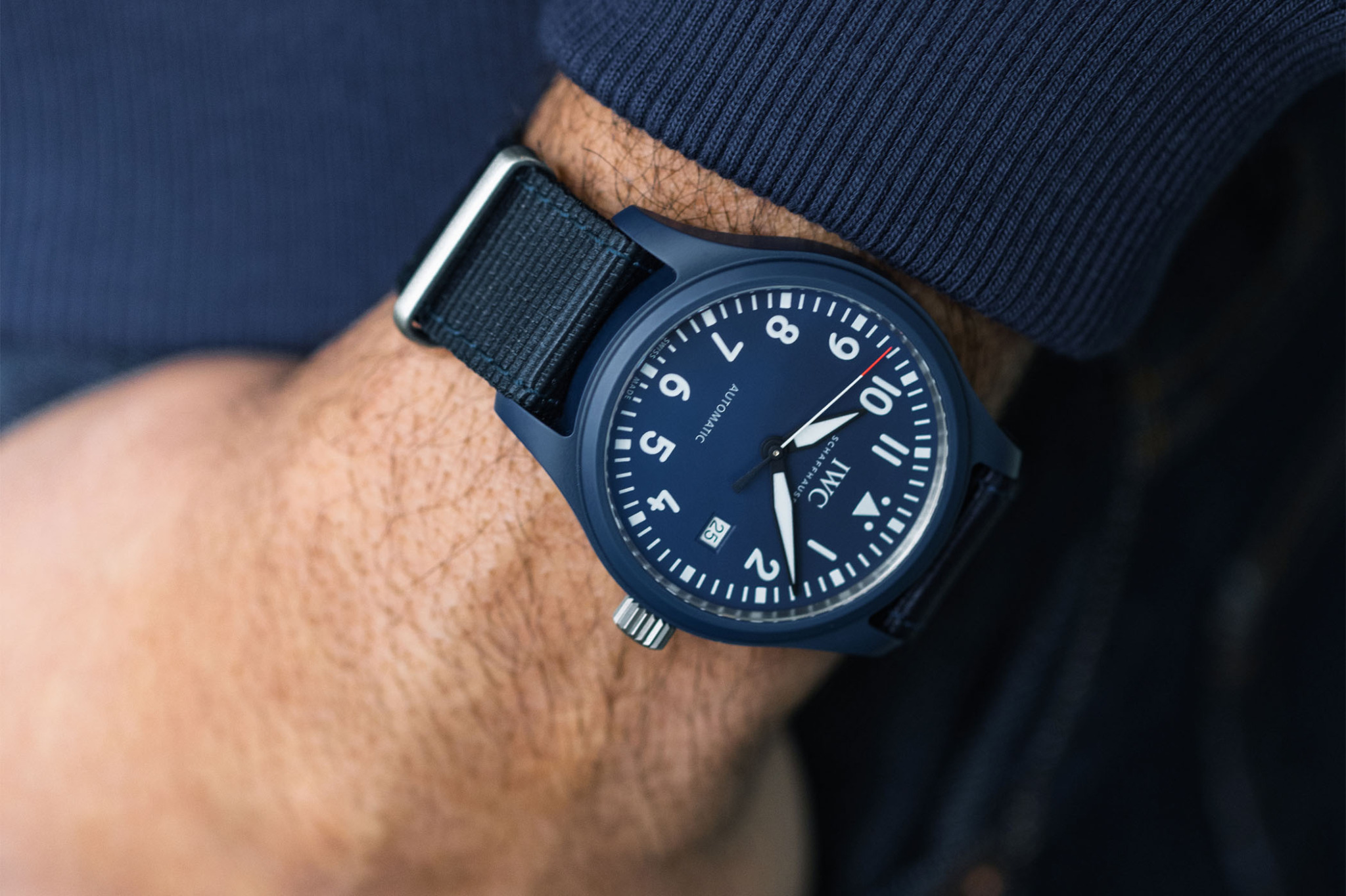 IWC Pilot's Watch Automatic Edition Laureus Blue Ceramic IW328101