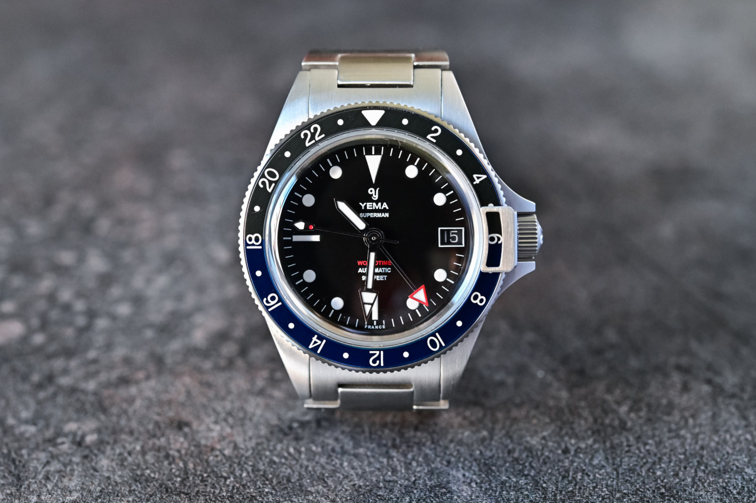 2021 Yema Superman Heritage GMT Pepsi and Grey-Blue Hands-On