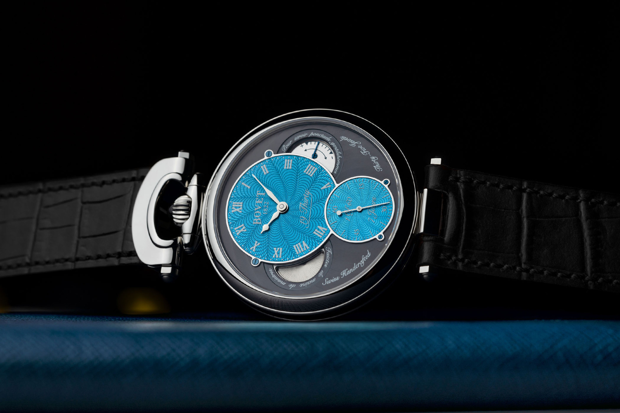 The Bovet 19Thirty with a New Turquoise Guilloché Dial - Monochrome Watches