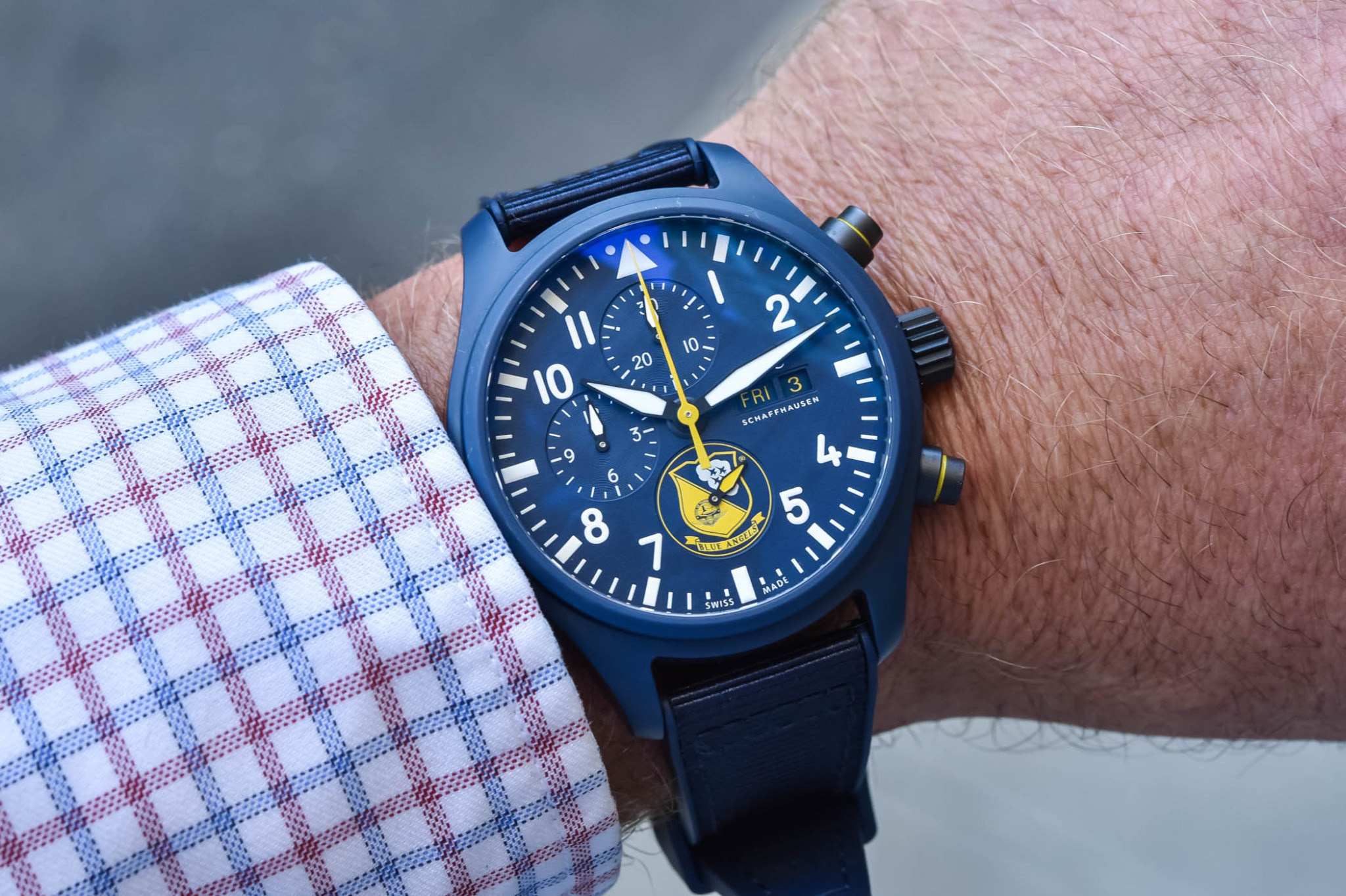 IWC Pilot's Watch Chronograph US Navy Squadrons Editions Hands-On
