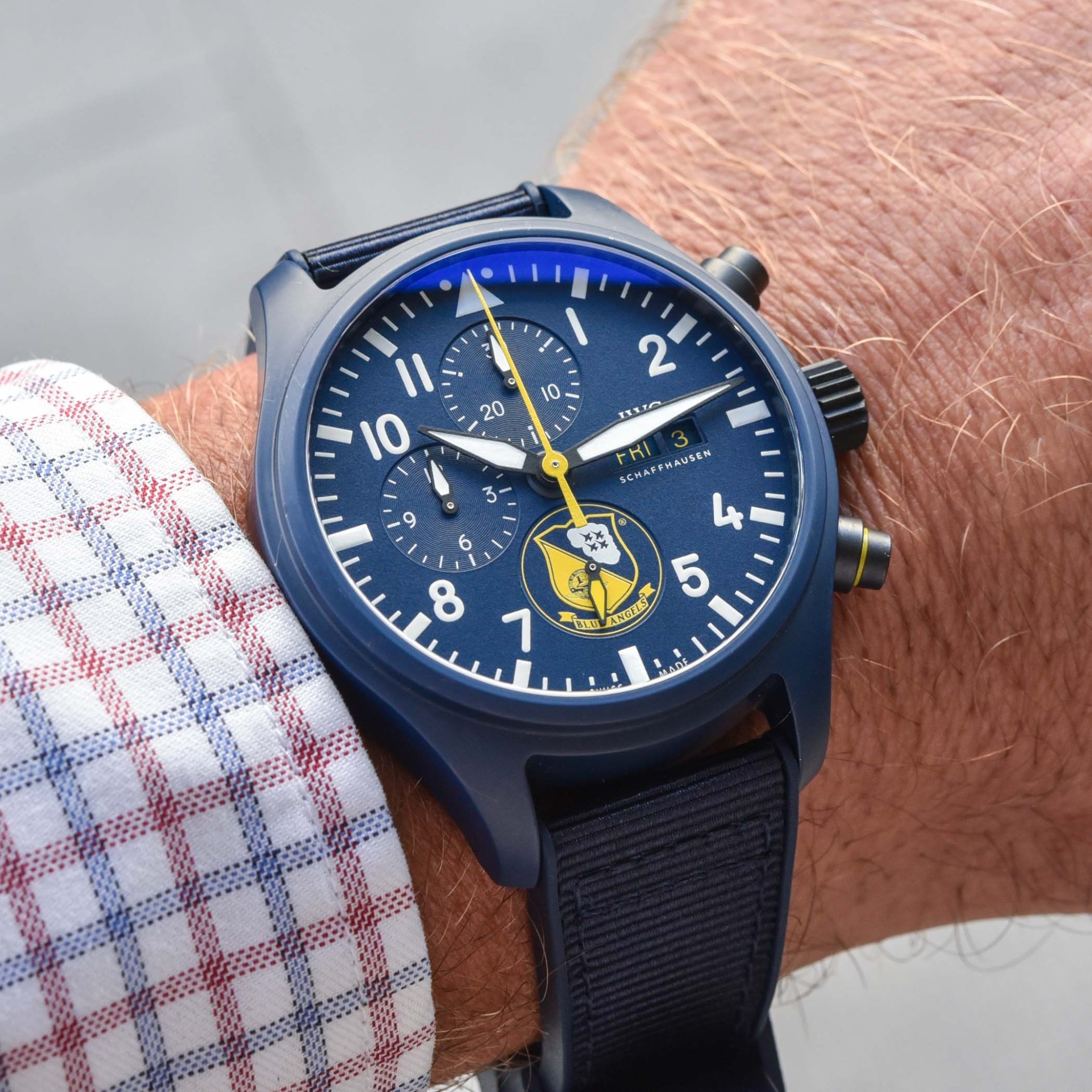 IWC Pilot's Watch Chronograph US Navy Squadrons Editions Hands-On