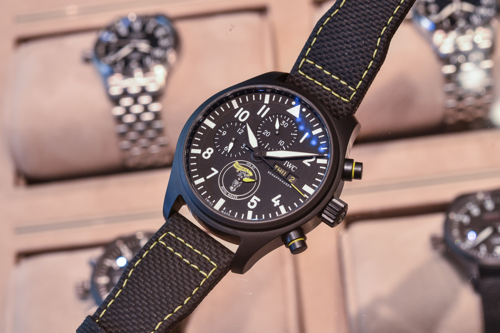 IWC Pilot's Watch Chronograph US Navy Squadrons Editions Hands-On
