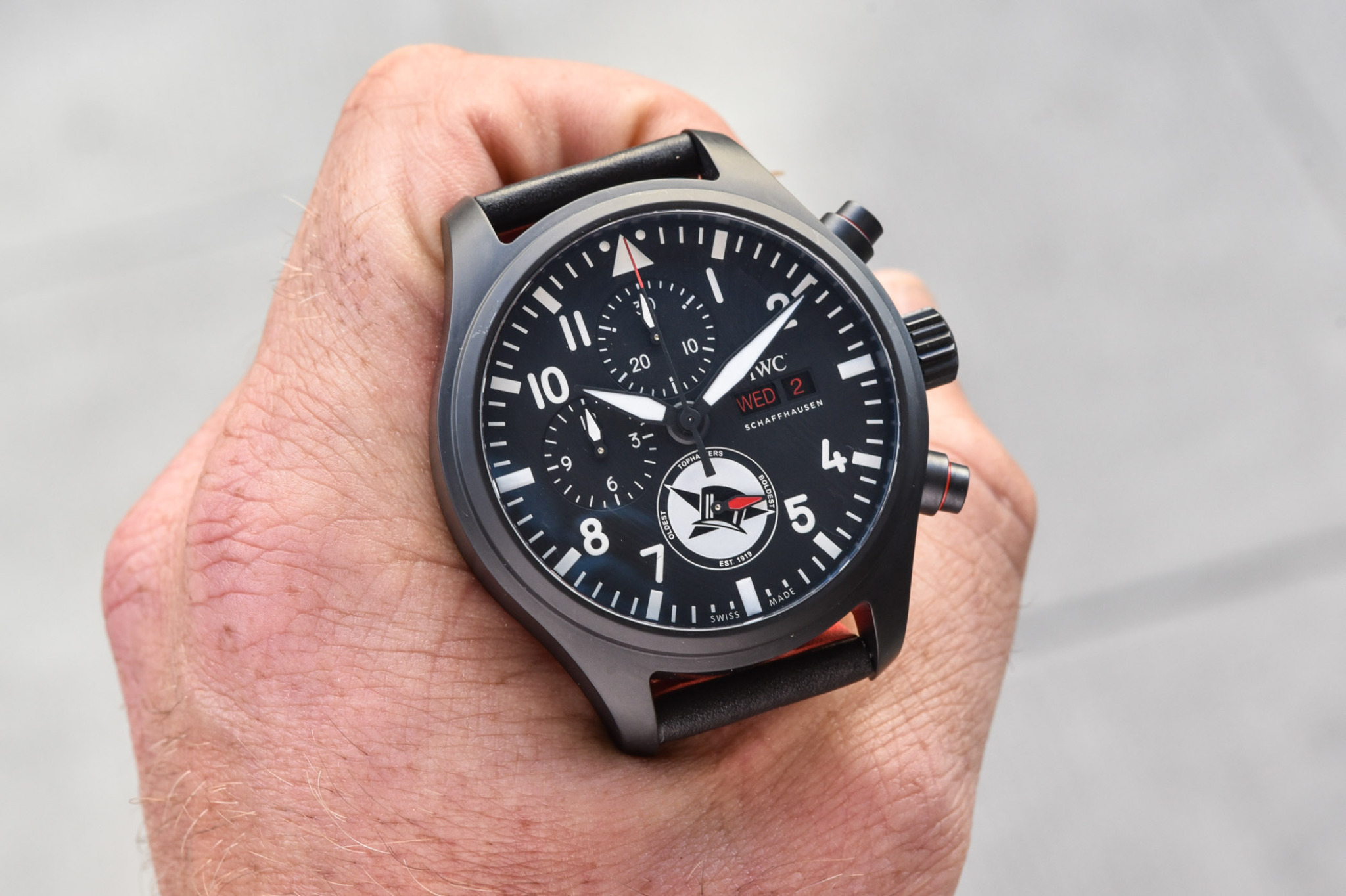 IWC Pilot's Watch Chronograph US Navy Squadrons Editions Hands-On