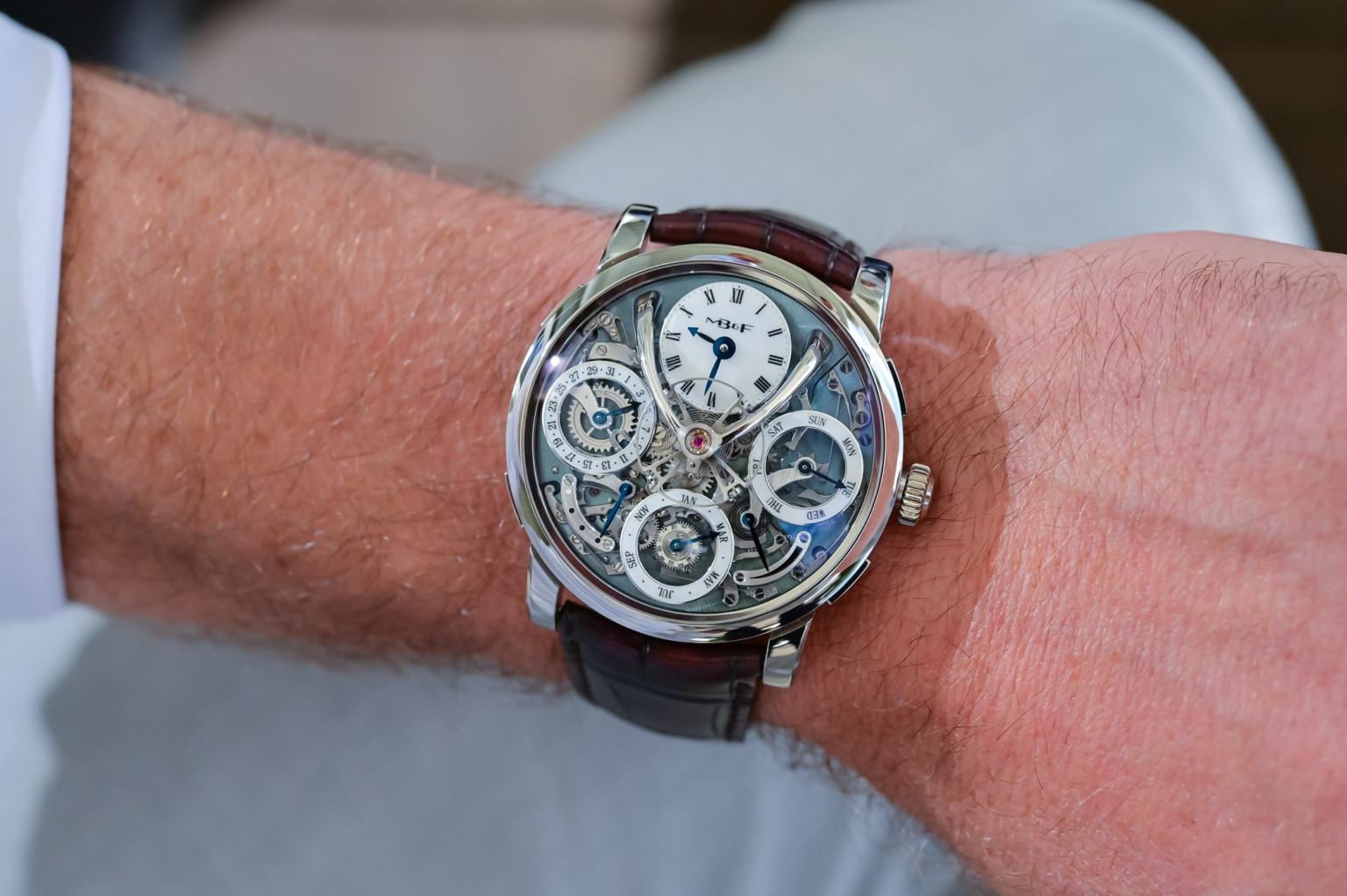 MB&F Legacy Machine Perpetual Palladium - Hands-On, Price