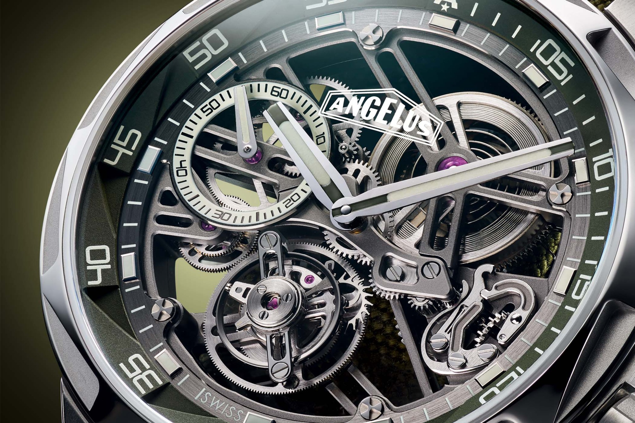 Introducing Angelus U53 Tourbillon Dive Watch Khaki Green - Specs, Price