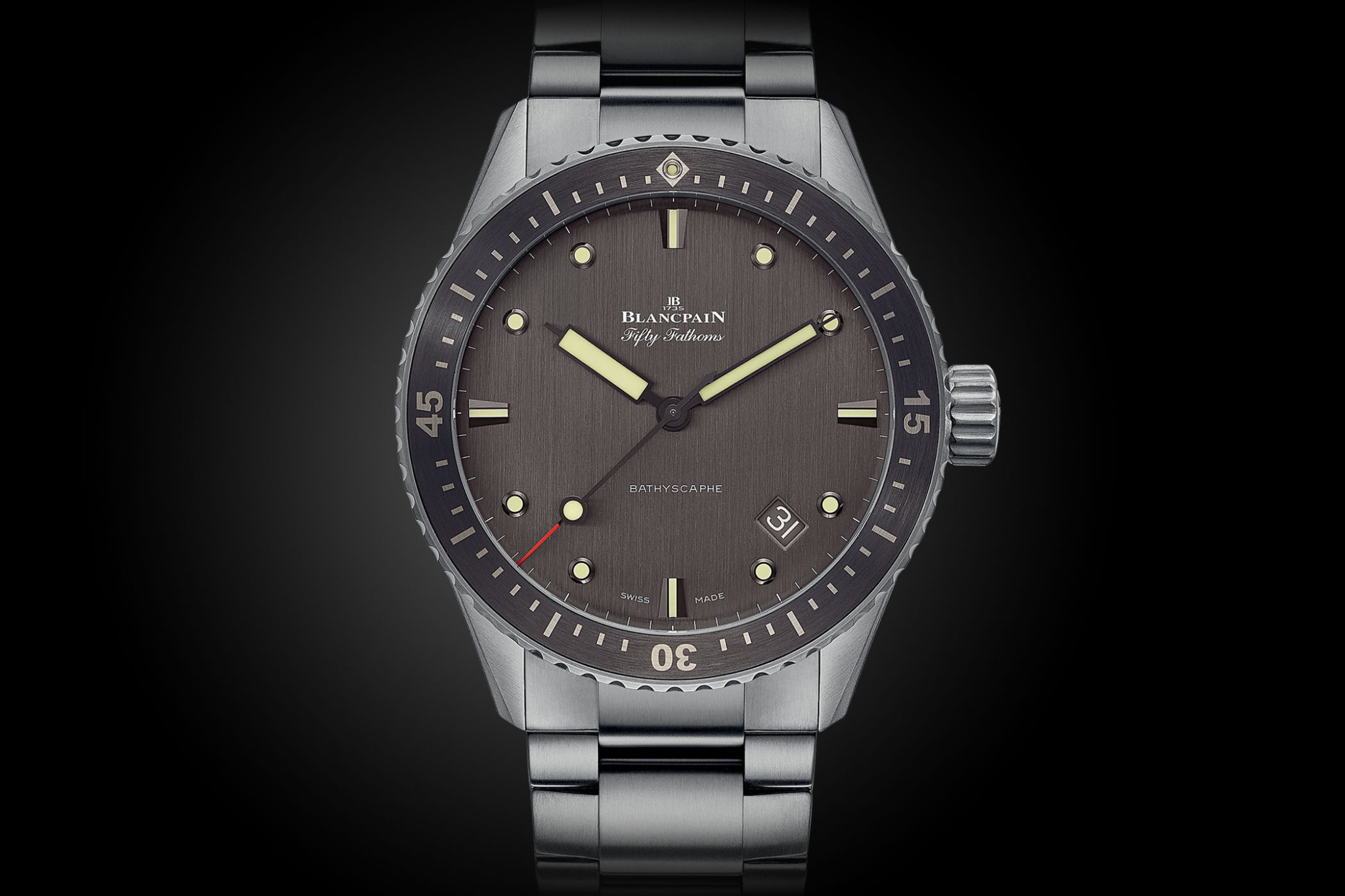 News - Blancpain Fifty Fathoms Bathyscaphe Titanium 43mm (Price)