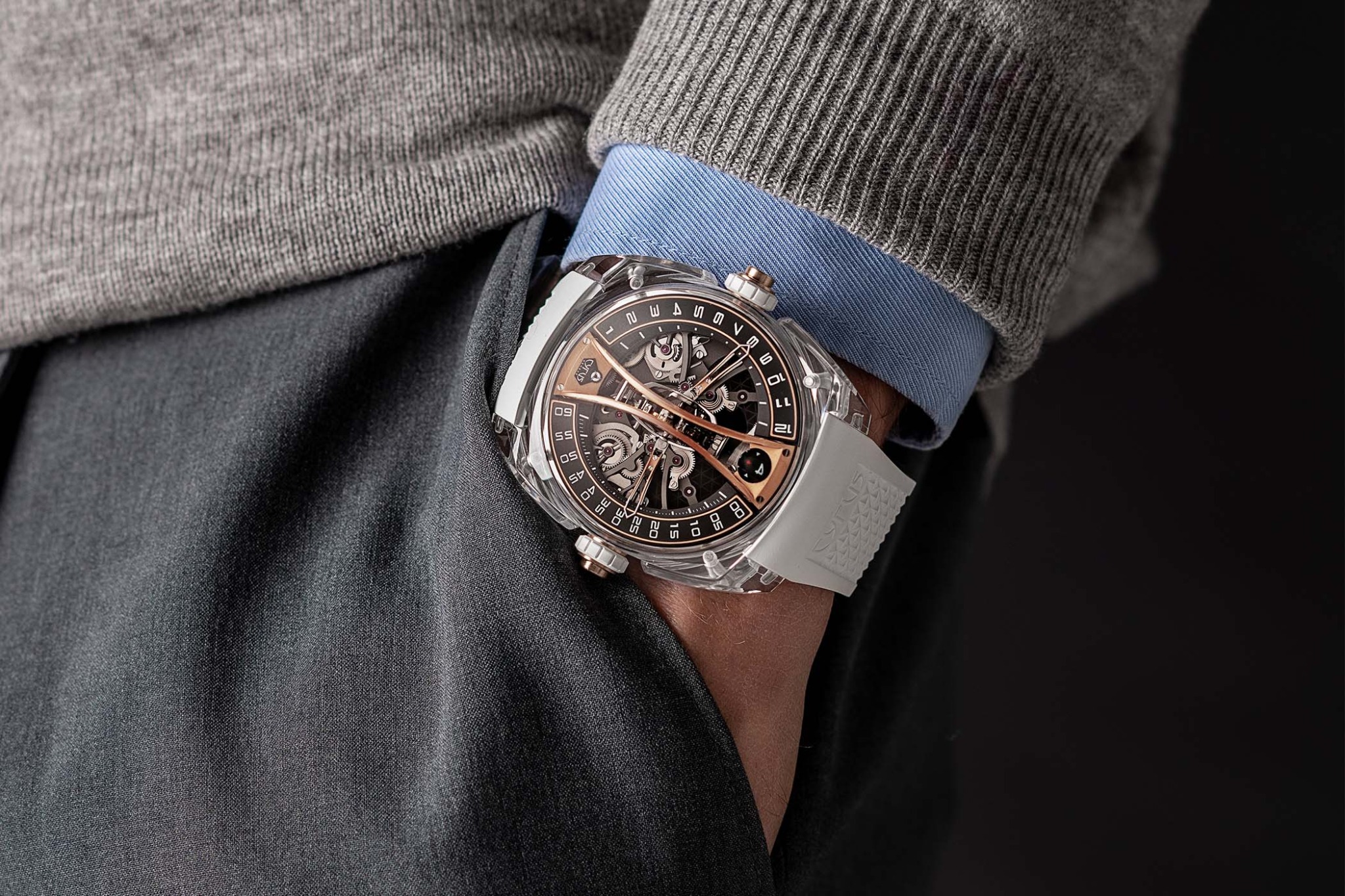 Introducing Cyrus Klepcys Vertical Skeleton Tourbillon Sapphire (Price)