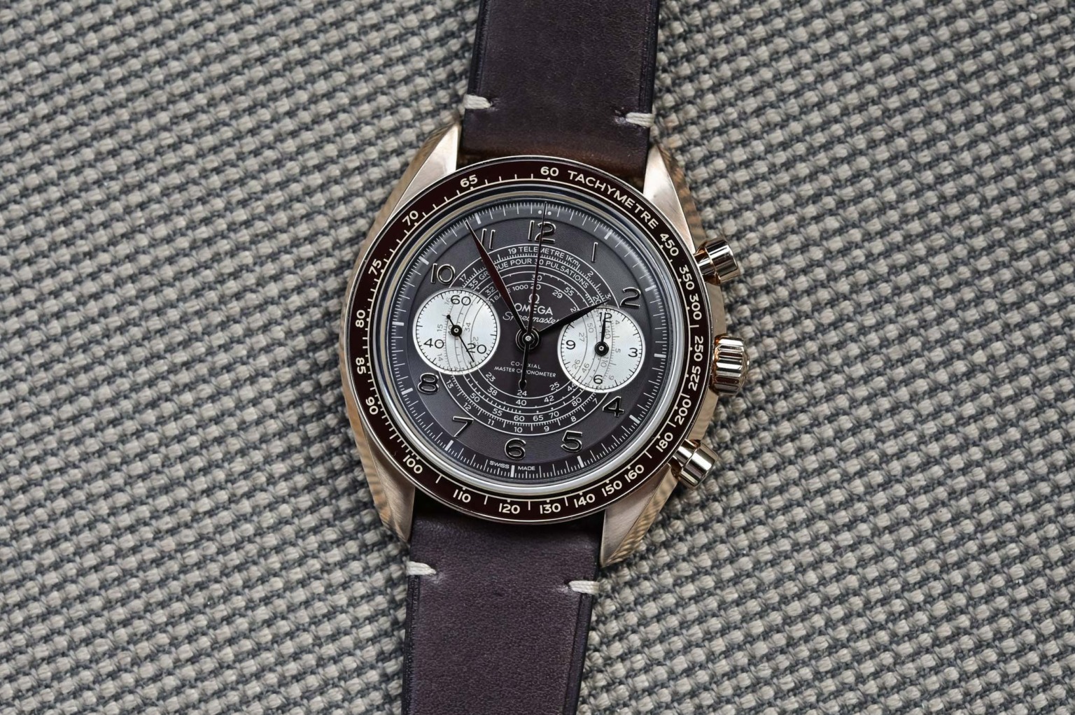 Omega Speedmaster Chronoscope Bronze Gold 43mm - Hands-On, Price
