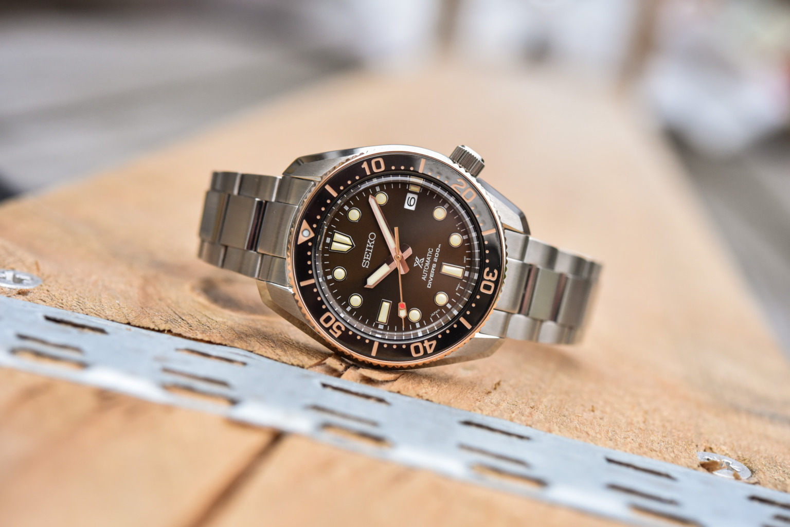 Seiko Prospex Diver 1968 Two-Tone Brown Dial SPB240J1 - Hands-On