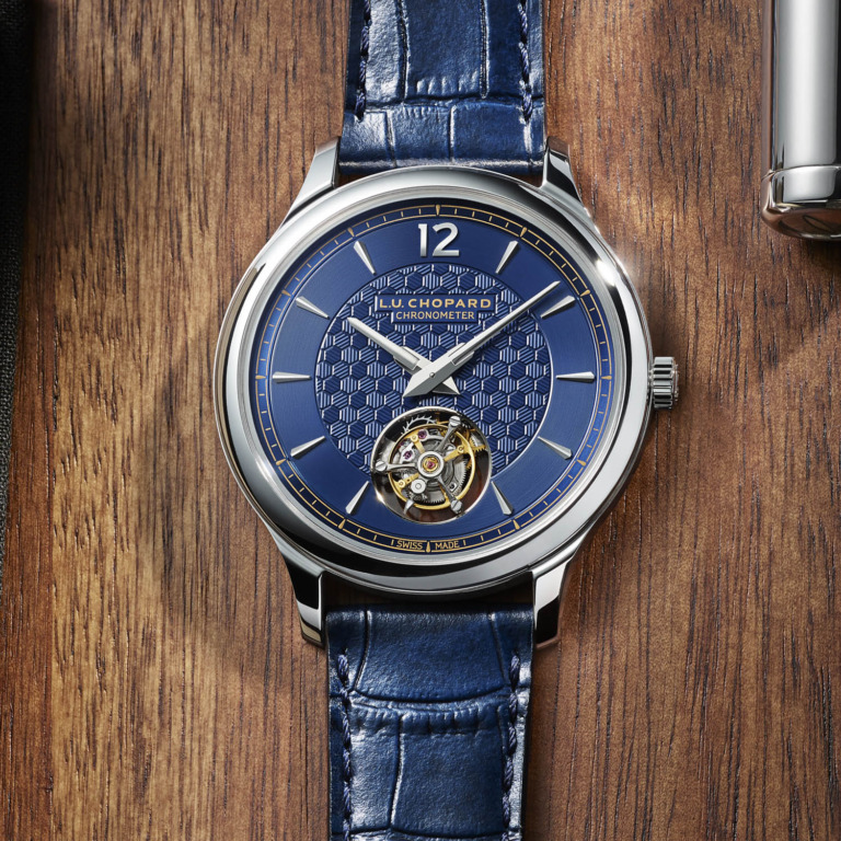 Introducing Chopard L.U.C Flying T Twin White Gold & Blue Dial