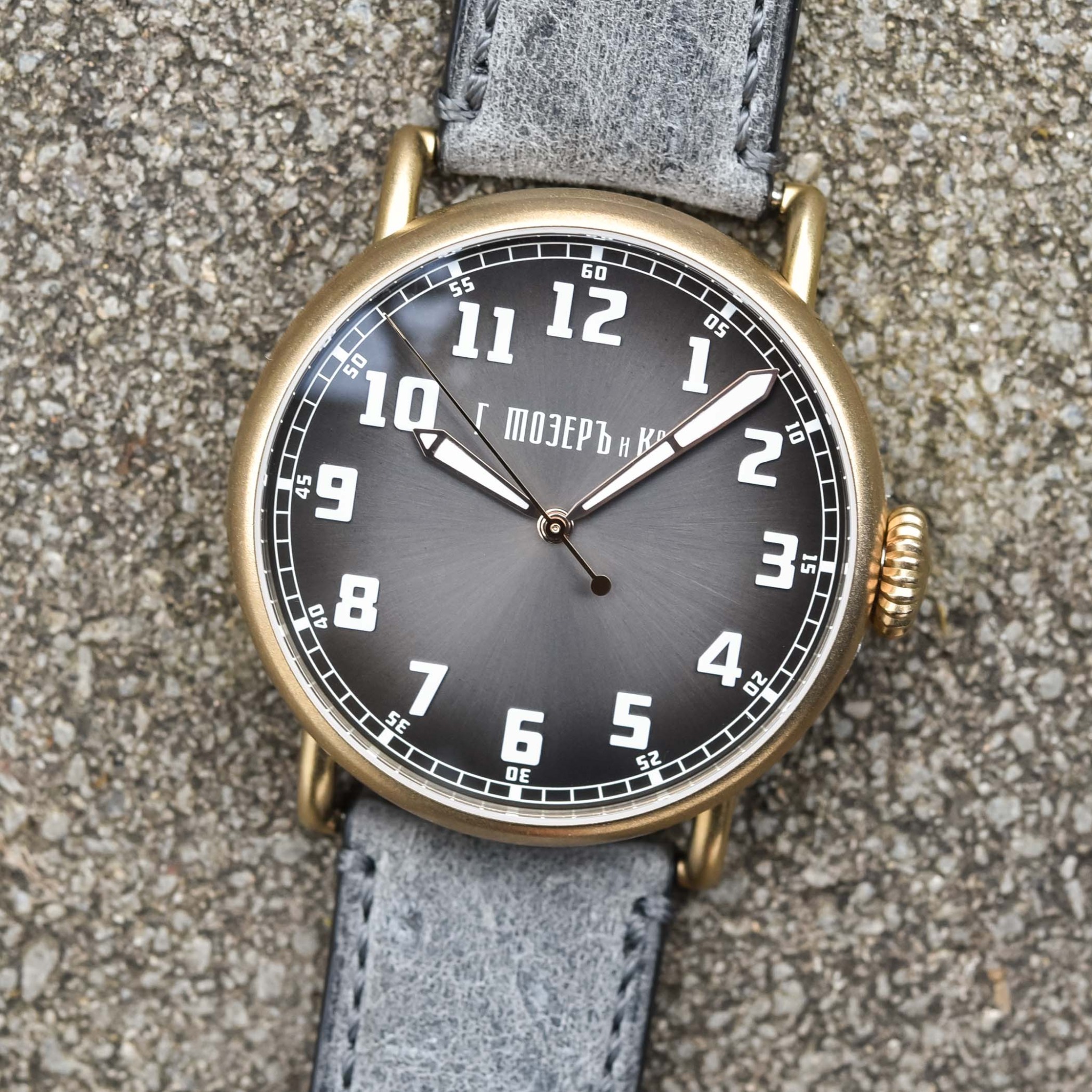 The vintage styled H. Moser & Cie Heritage get a bronze overhaul