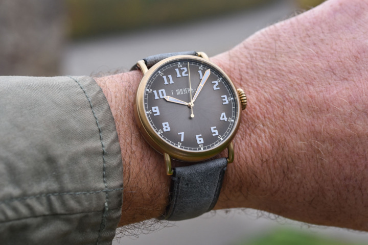 The vintage styled H. Moser & Cie Heritage get a bronze overhaul