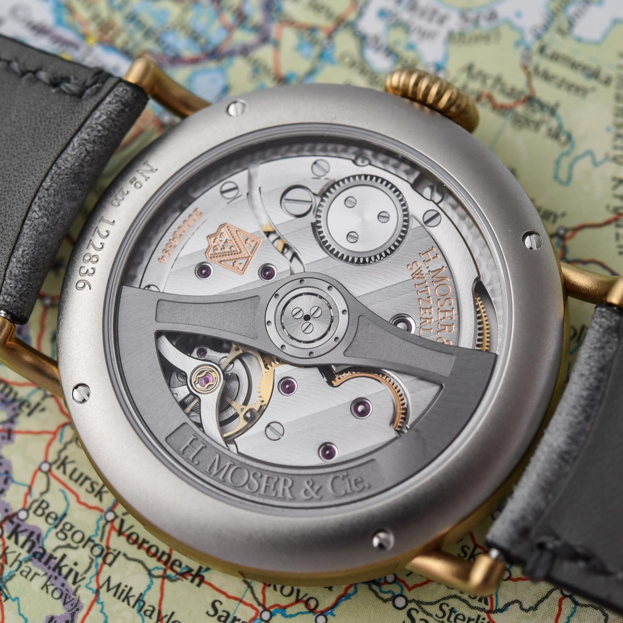 The vintage styled H. Moser & Cie Heritage get a bronze overhaul