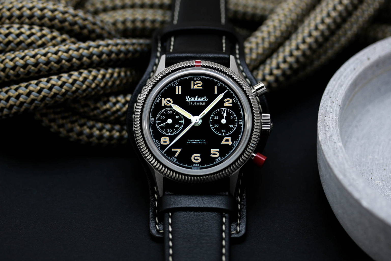 Hanhart 417 ES 1954 39mm Pilot Chronograph - Hands-On, Price